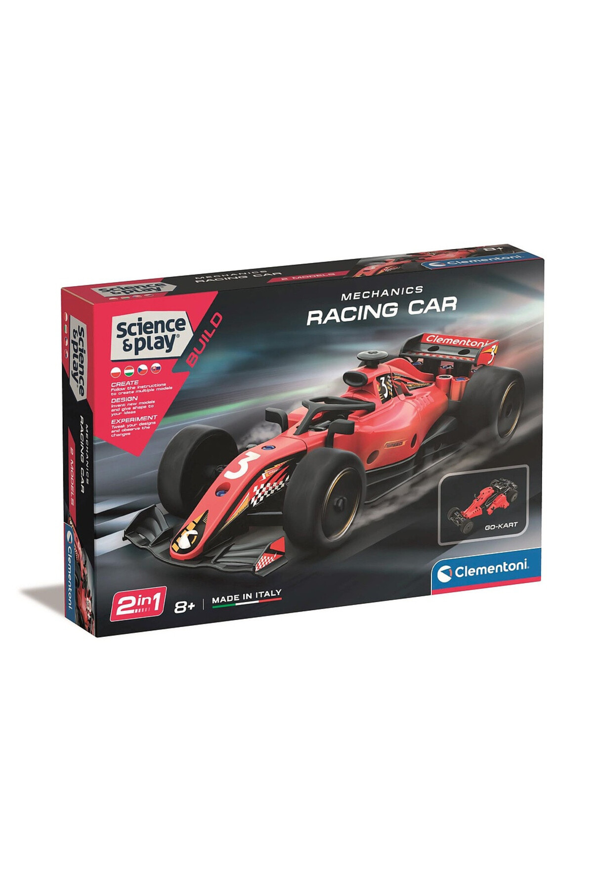 Cars Car Mechanics Formula 1 and Go-Kart Building Set Clementoni- Trendyol