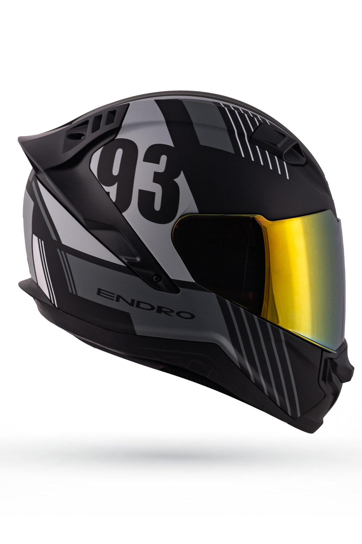 ENDRO Twister Route 93 Mat Siyah-Antrasit Kask - Fiyatı, Yorumları