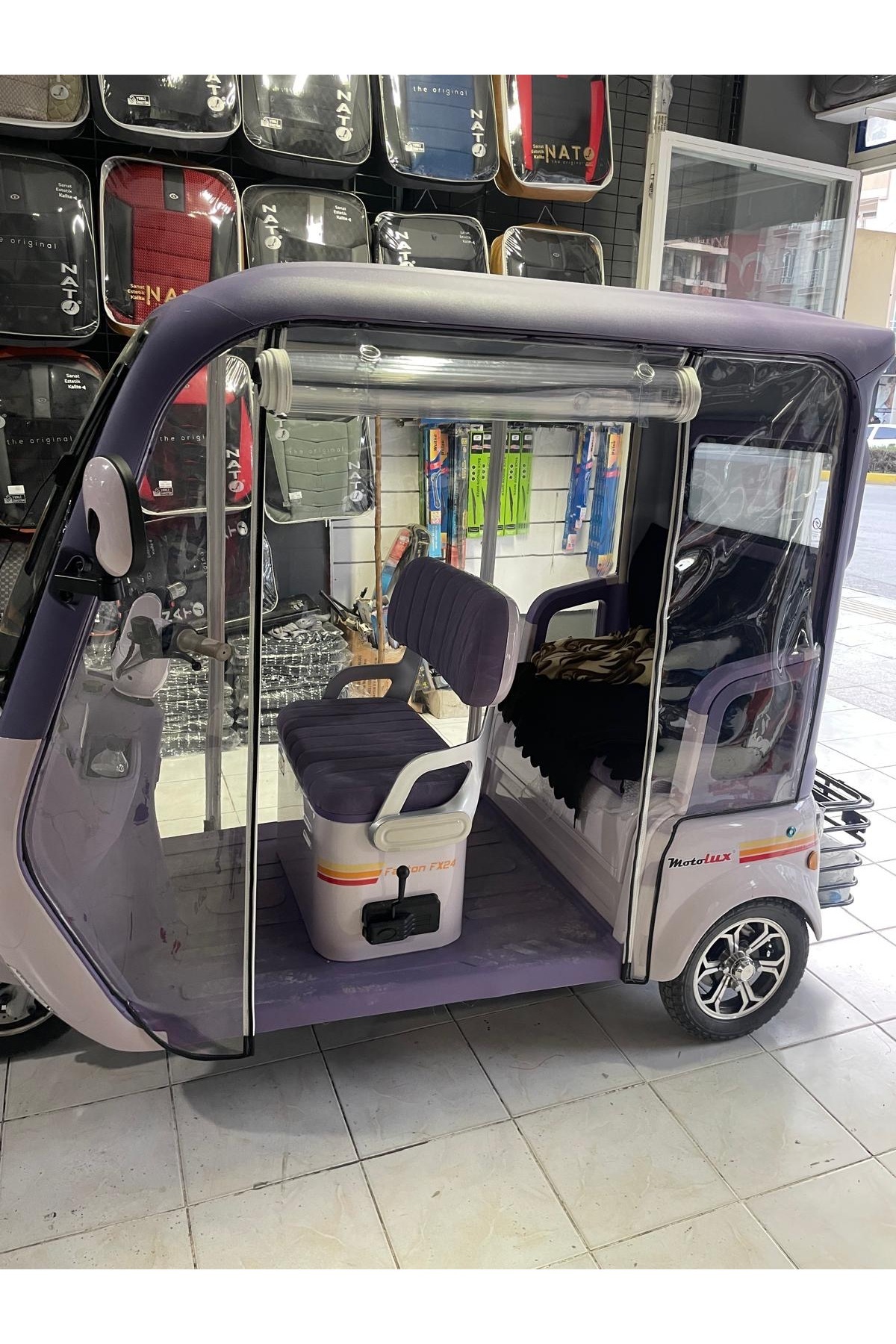 Motolux Motolüx fx 24 elektrikli bisiklet şeffaf Branda - Fiyatı, Yorumları