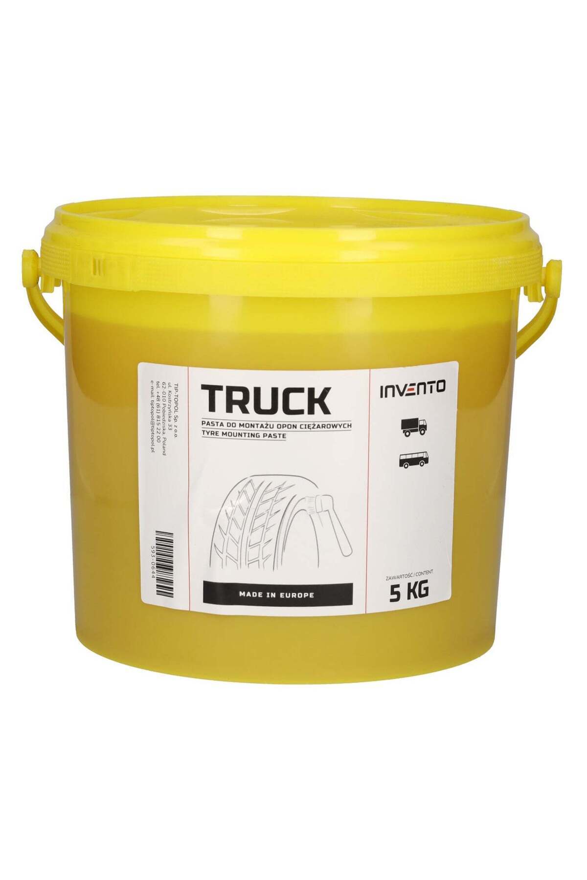 TIPTOPOL TRUCK TIRE MOUNTING PASTE 5 KG INVENTO- Trendyol