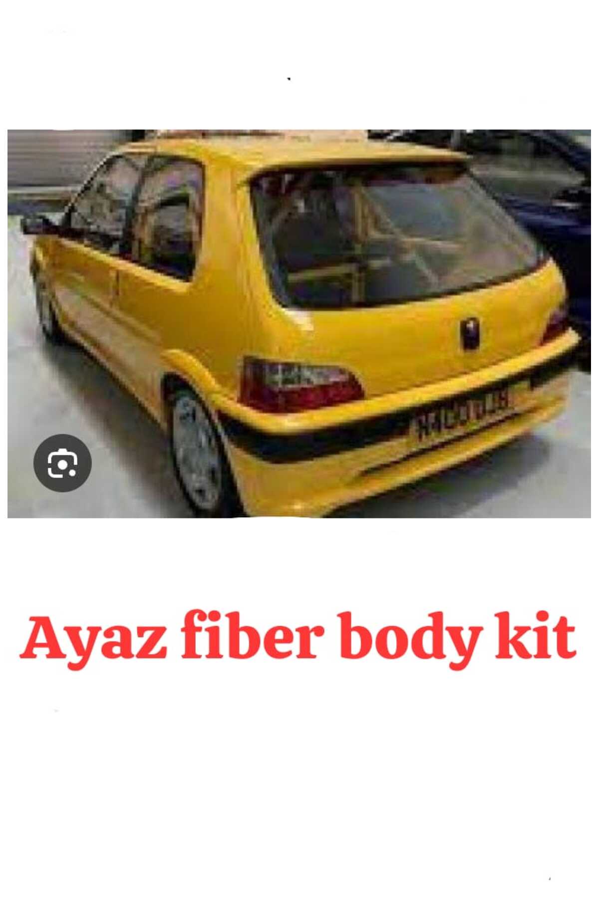 ayaz fiber body kit PEUGEOT 106 ARKA TAMPON FİBER BOYASIZ - Fiyatı ...