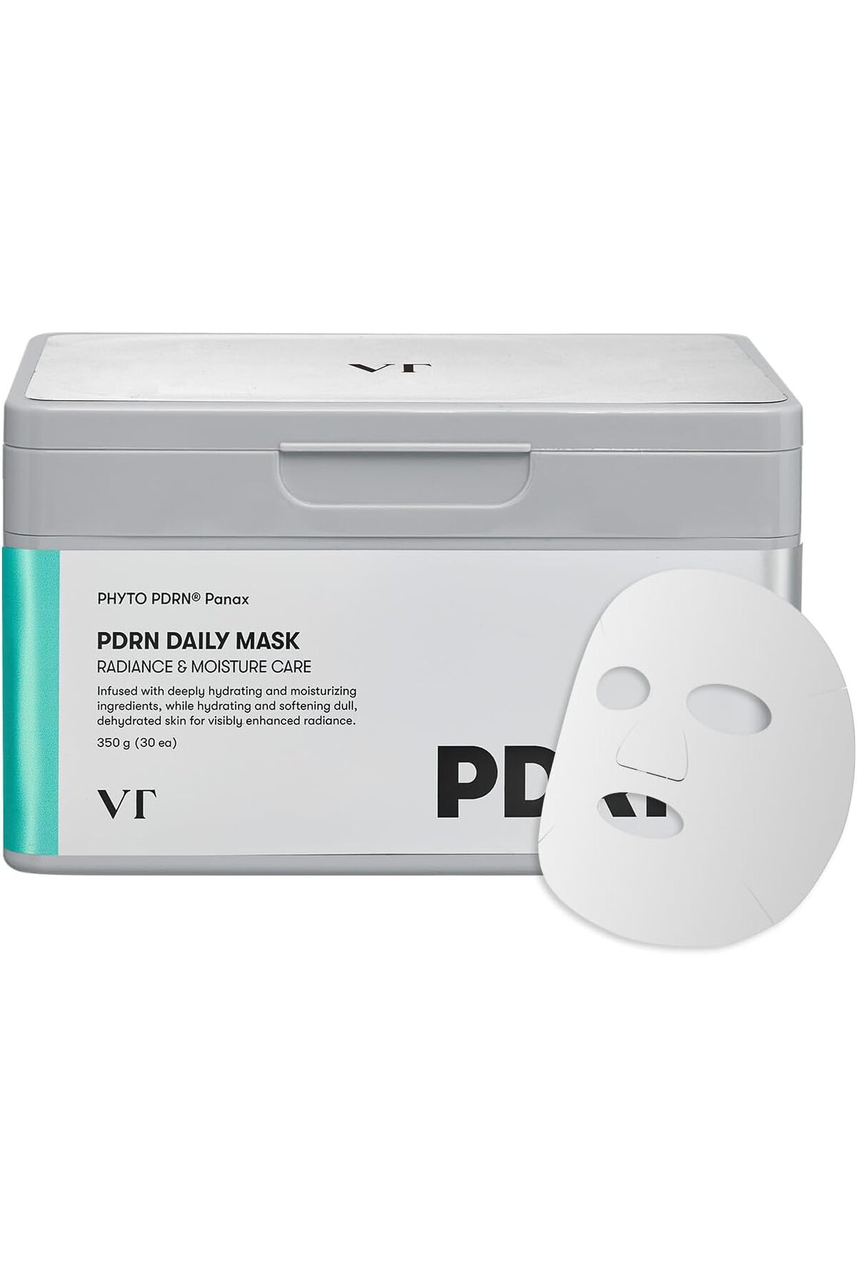 VT COSMETICS PDRN Daily Mask 30 Sheets - Vegan PDRN Hydrating Korean ...
