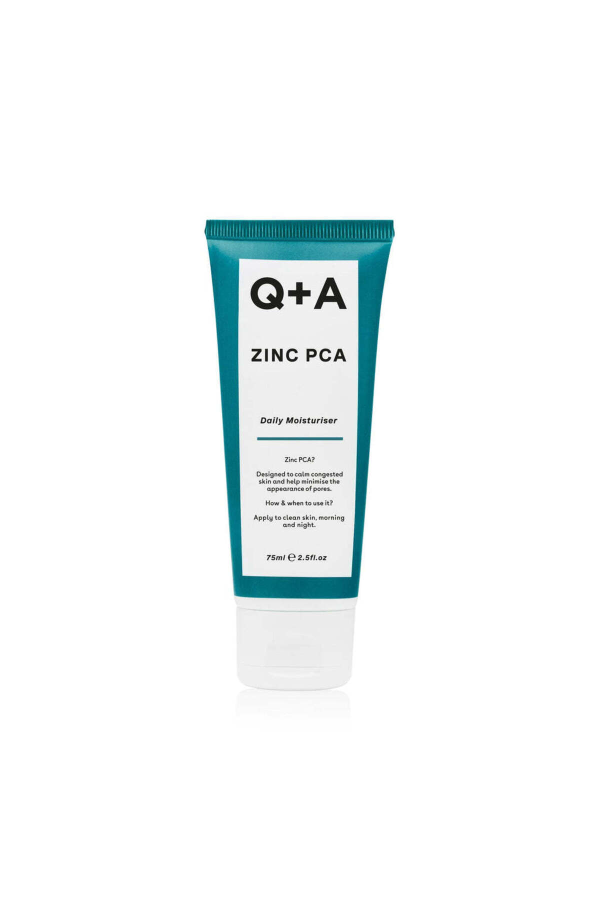 Q+A Cremă hidratantă zilnică cu zinc PCA - Cremă anti-sebum cu zinc ...