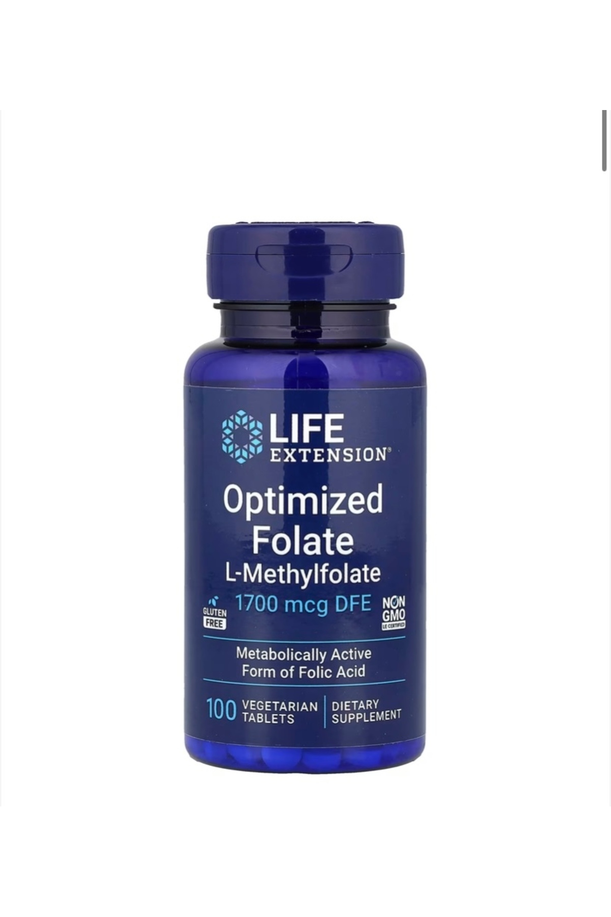 Life Extension Optimized Folate 1700 mg Dfe 100 Veg Capsules - Fiyatı ...