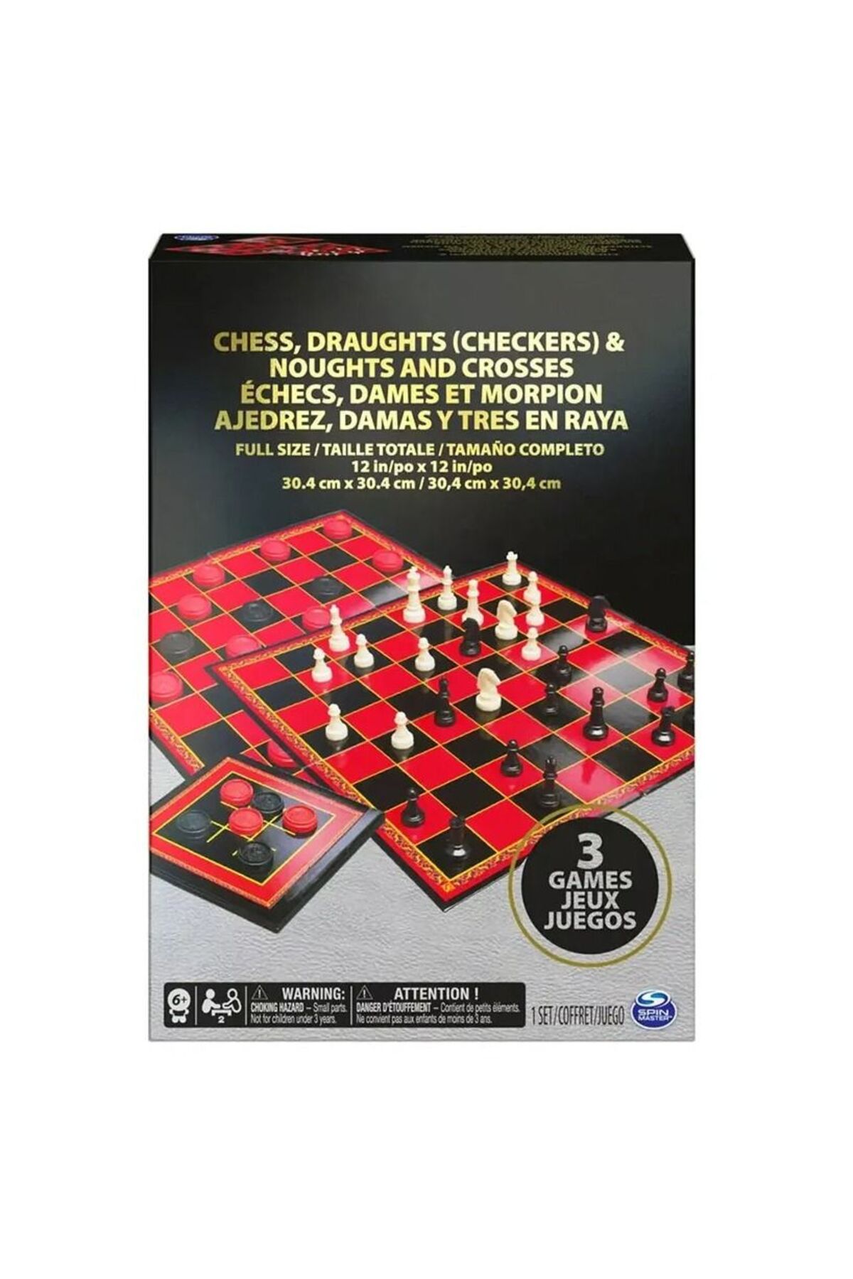Generic SPIN MASTER Cardinal Games Spin Master Classic Chess, Checkers ...