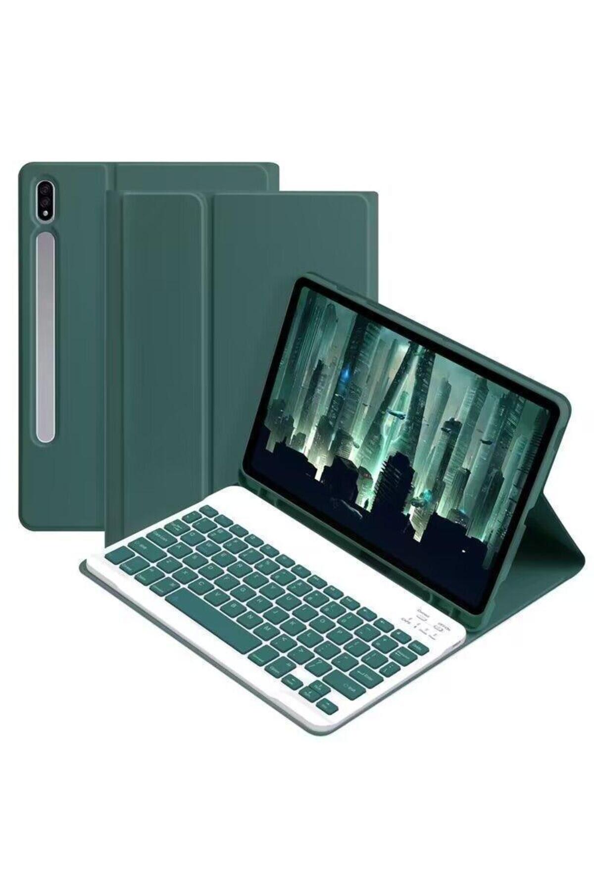 MMP SHOP Samsung Galaxy Tab S10 Fe Plus Uyumlu Bluetooth Klavyeli Kalem ...