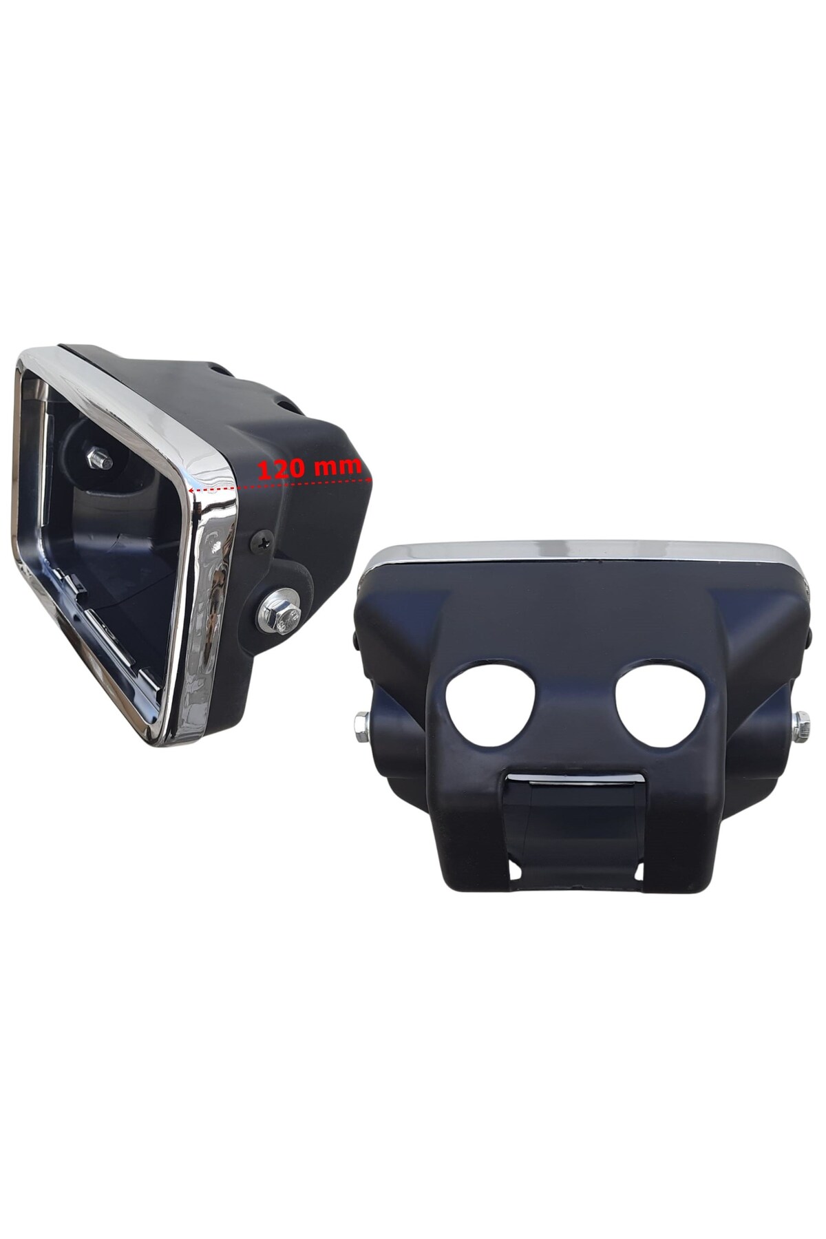 Mondial Cg 100 - 125 - 150 - 200 Ön Far Tası Ve Çercevesi Kısa 120 Mm ...