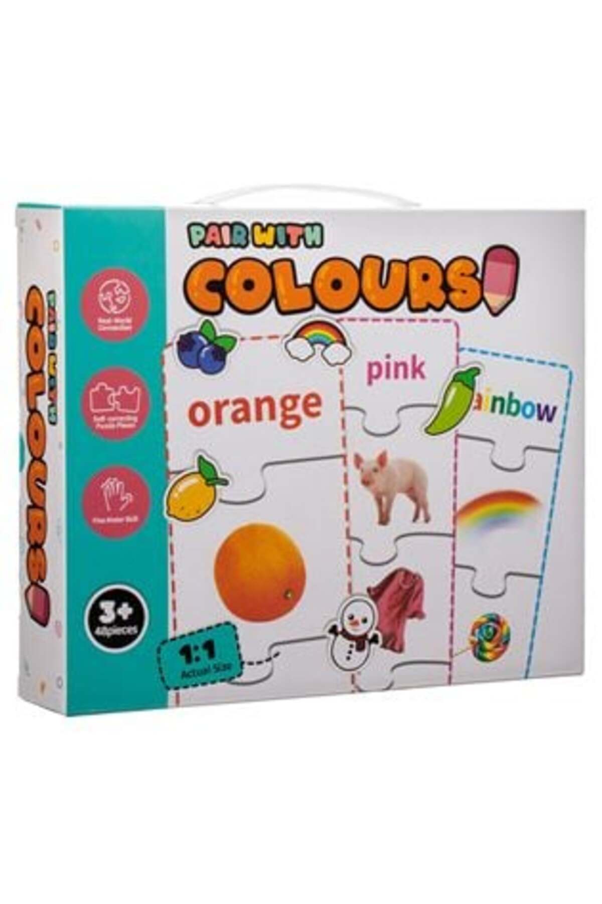 Jumbo Educational Puzzle 'Match the Colors in English' (48 pieces ...