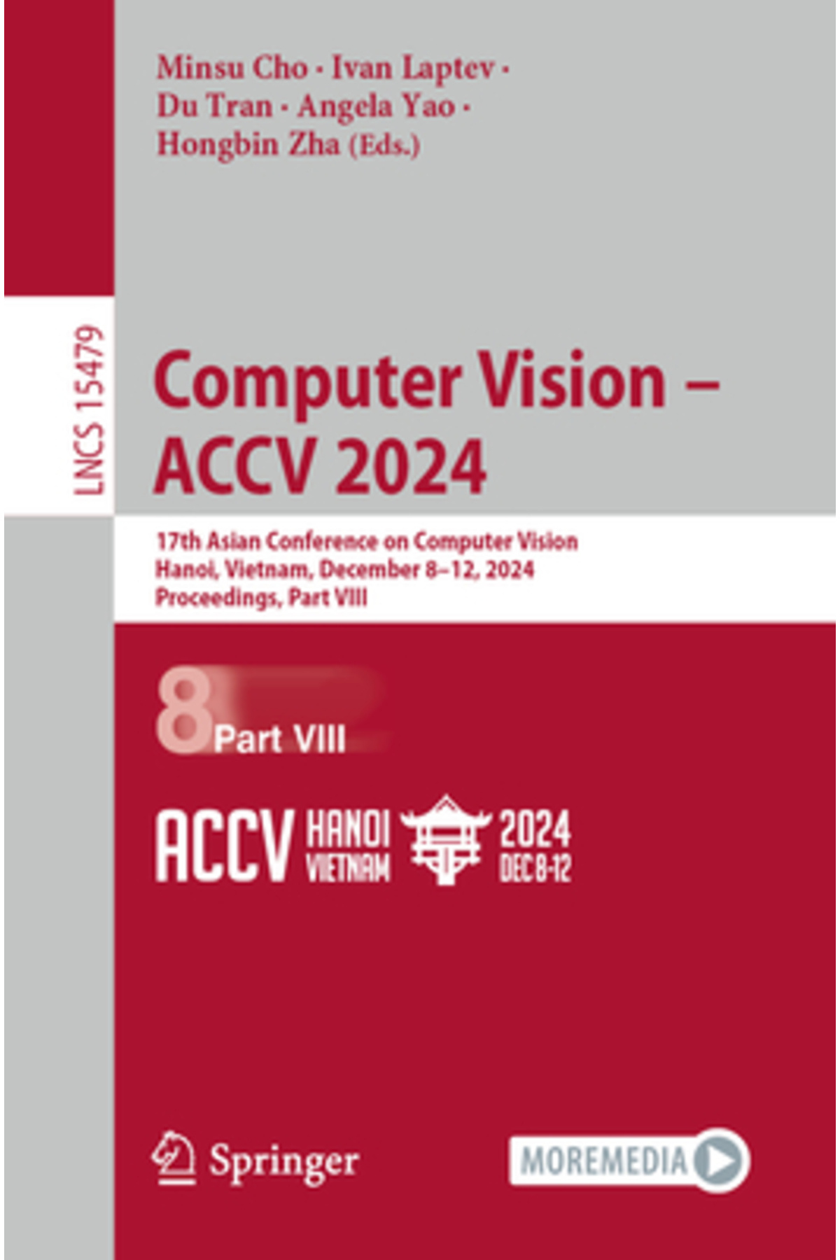Springer Nature Computer Vision - Accv 2024: 17th Asian Conference on ...