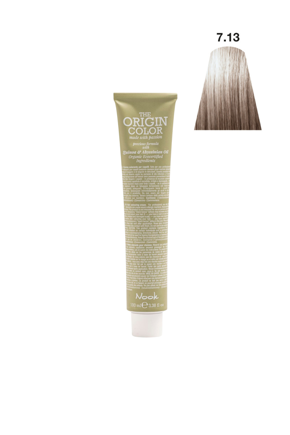 Nook Origin Color Profesyonel Saç Boyası 100ml - Klasik Orta Bej Kumral ...
