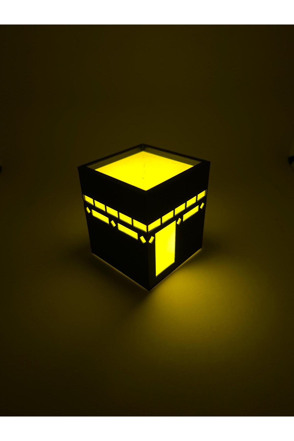 PrintFarm Kabe Model 3D Dekoratif Gece Lambası - İslami Hediye - Masa ...