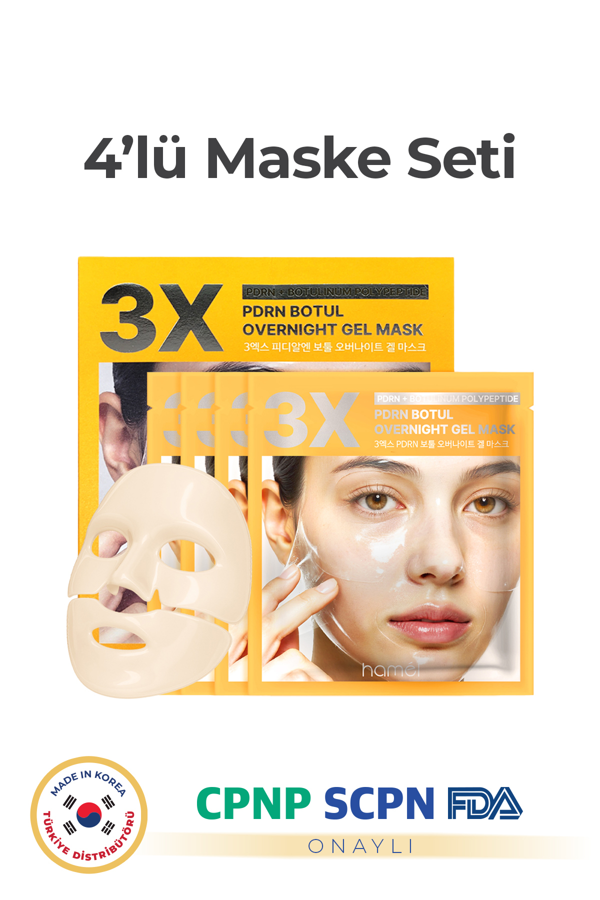 HAMEL 3X PDRN Botul Overnight Mask – Cilt Yenileyici Botoks etkili ...