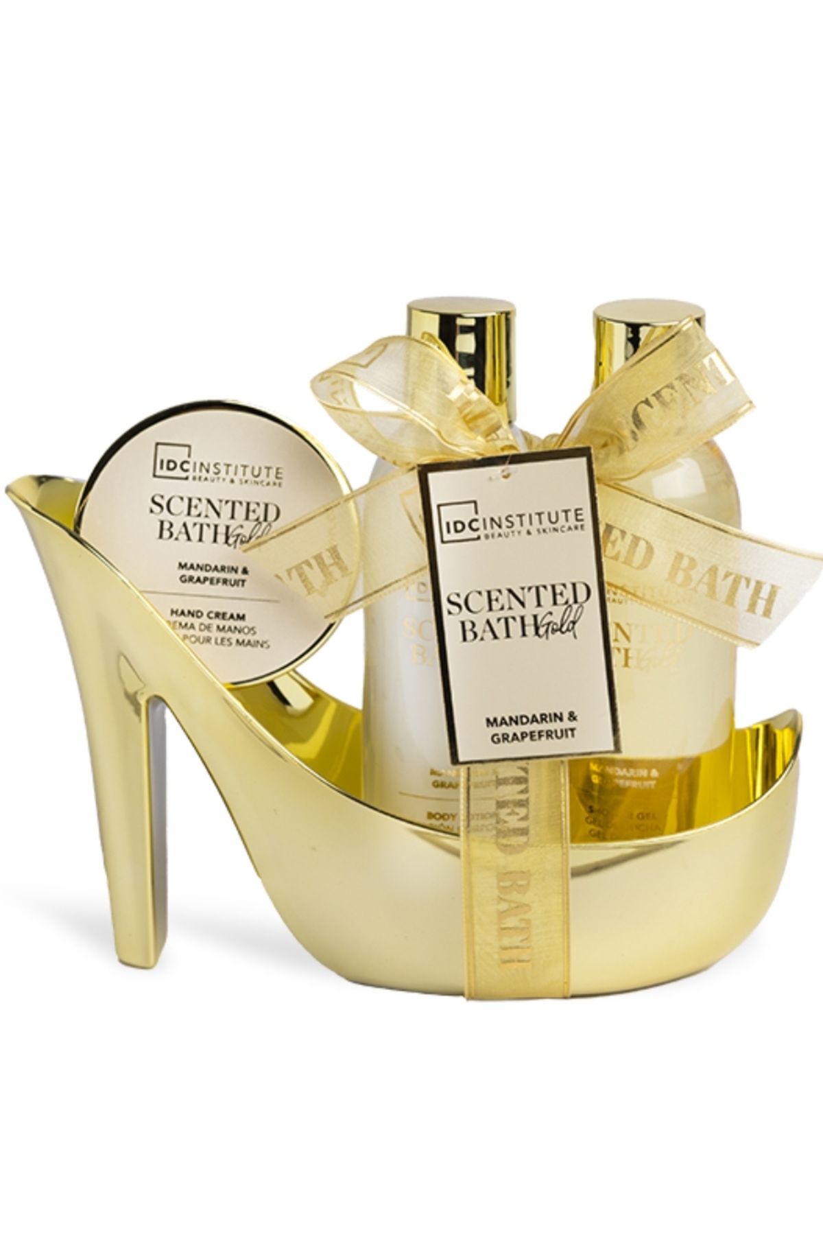 IDC Institute Scented Bath Gold Set cadou baie pantof 3 piese- Trendyol