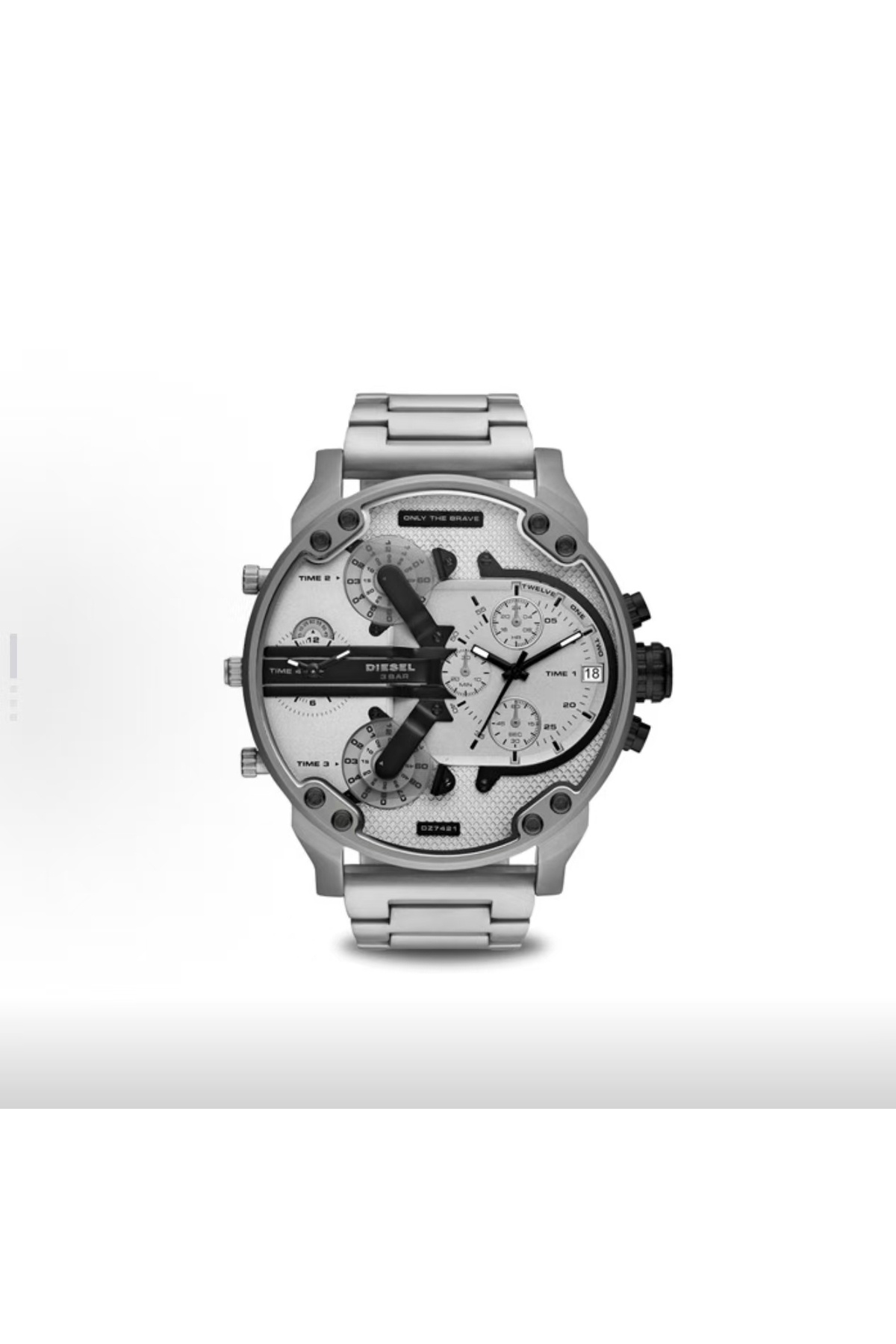 Diesel MR. DADDY Armor Series Quartz movement steel strap men's watch ...