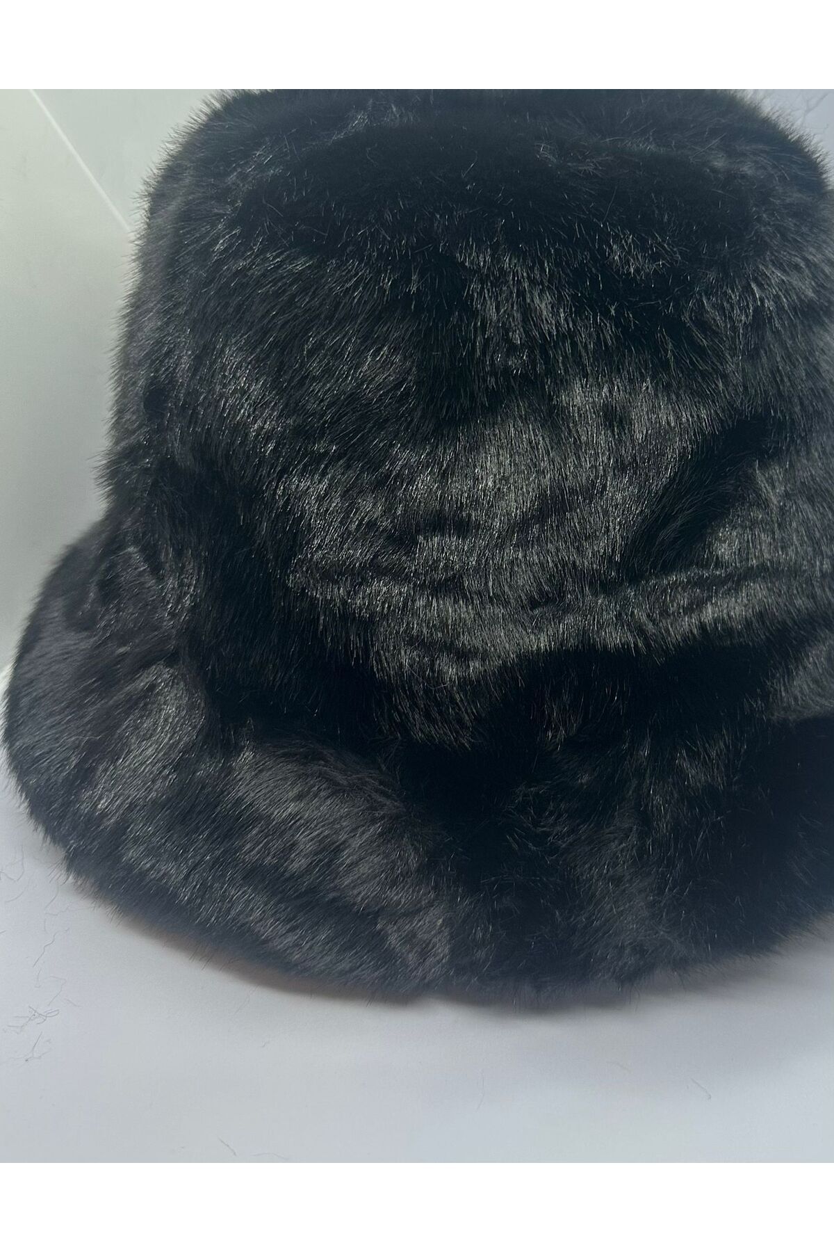 Xo Kadın %100 hassas doku Siyah peluş kova şapka - Fiyatı, Yorumları