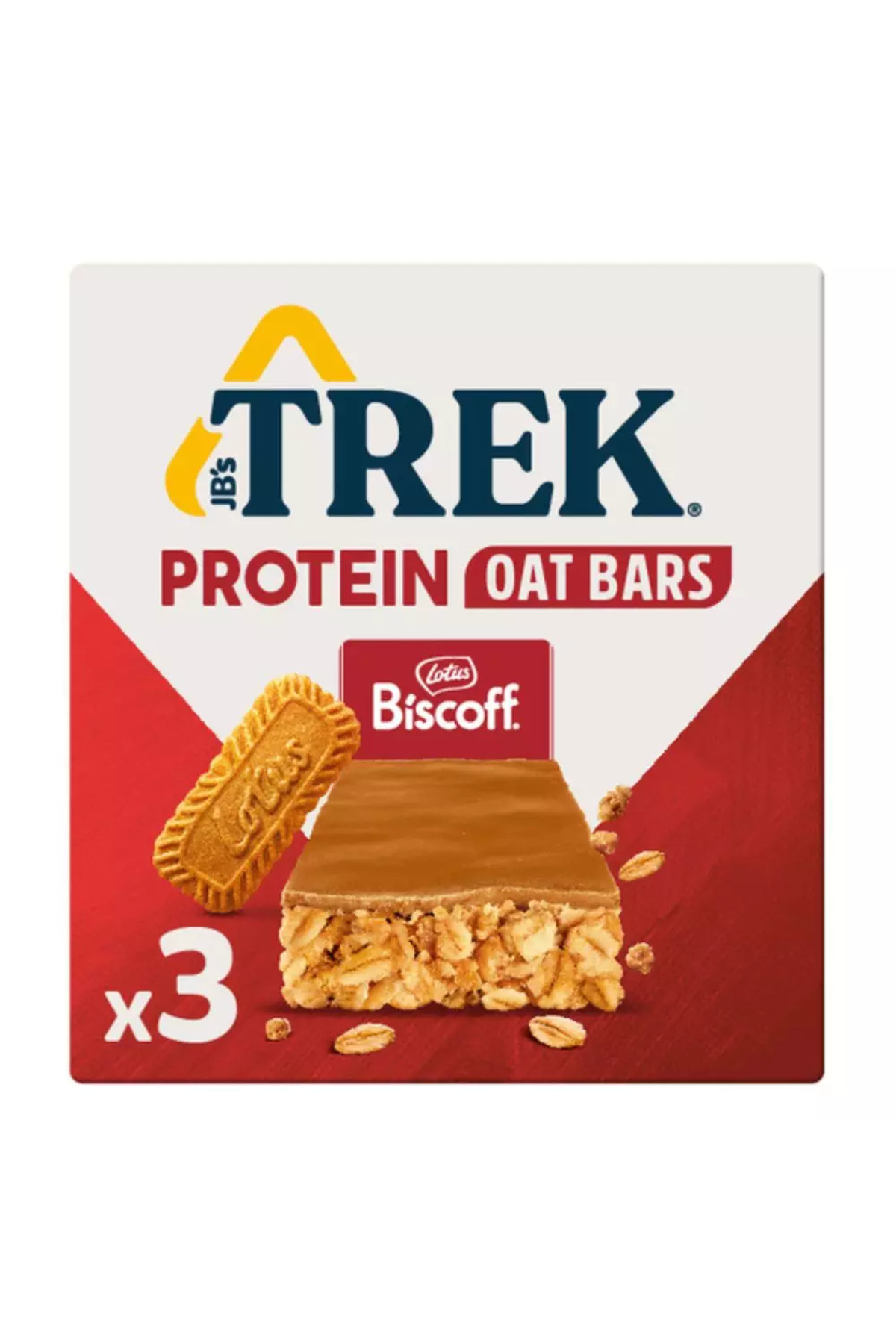 Trek Protein Oats Bars In Lotus Biscoff Flavor- 3X50gms- Trendyol