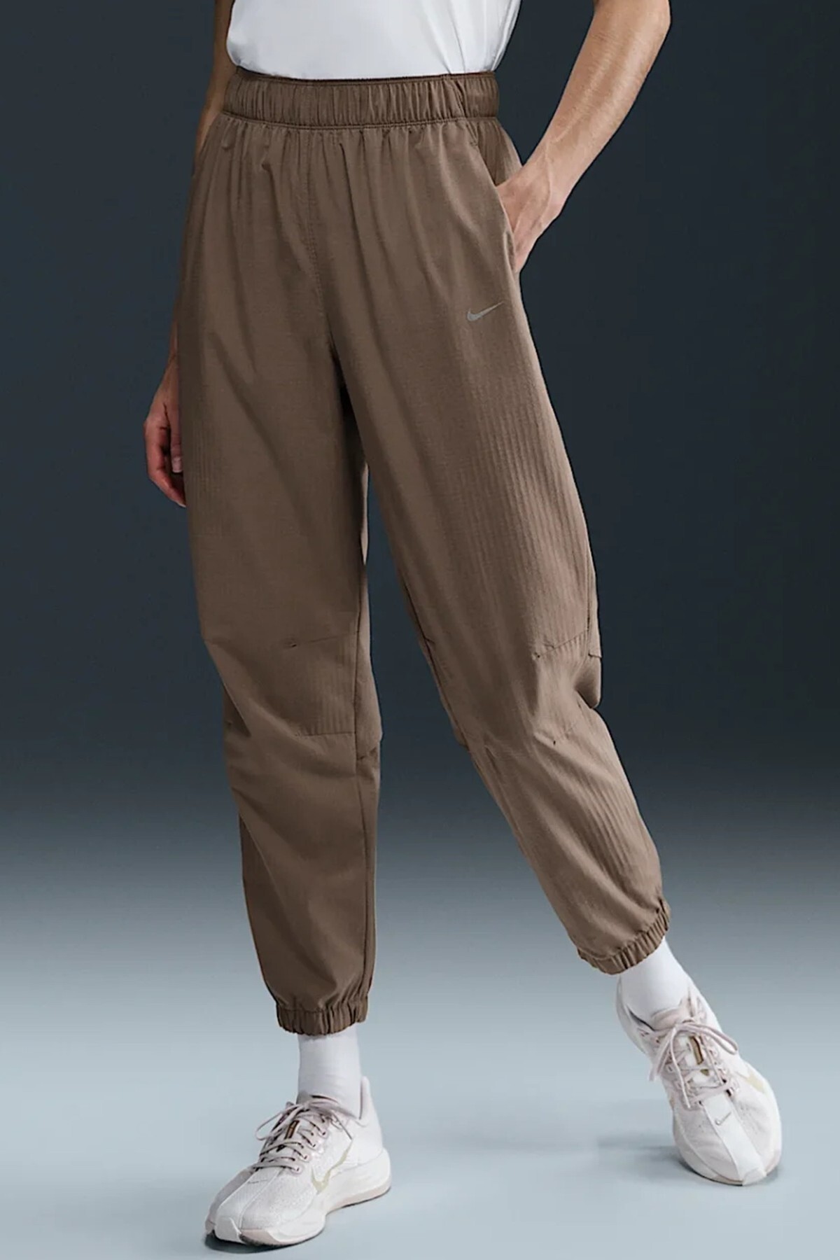 Nike Dri Fit Fast Women's Mid Rise 7/8 Warm Up Running Trousers Kadın ...