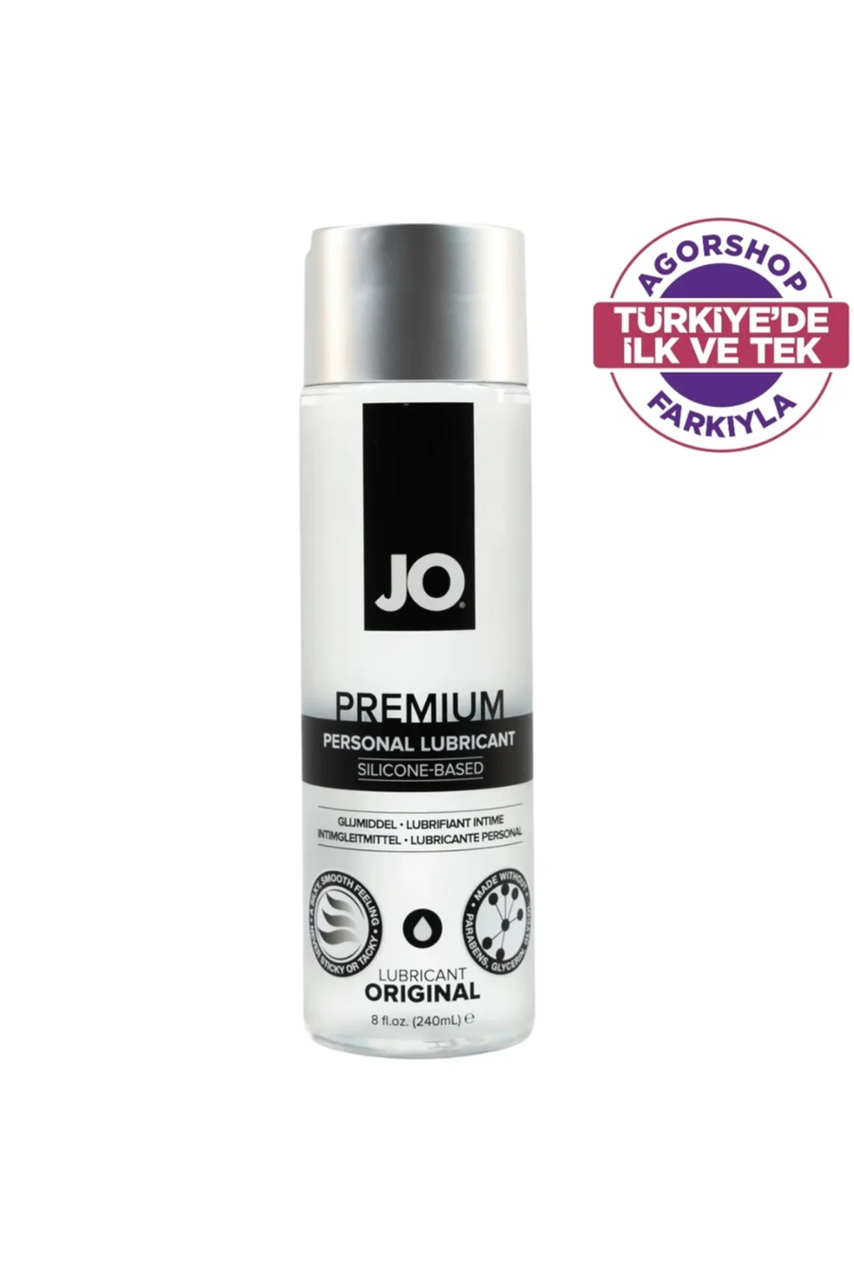 Jo Premium Silicone Lubricant 240 Ml Silikon Bazlı Kayganlaştırıcı Jel ...