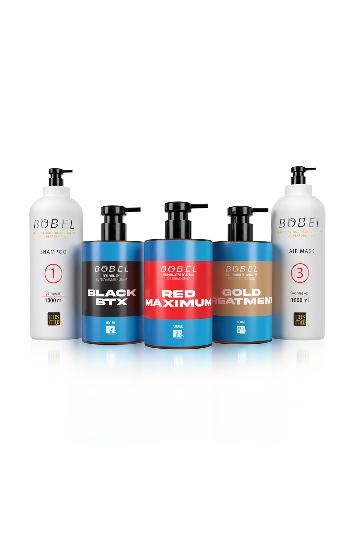 bobel 3"lü Keratin Set Ve 1000 ml Şampuan 1000 ml Maske - Fiyatı, Yorumları