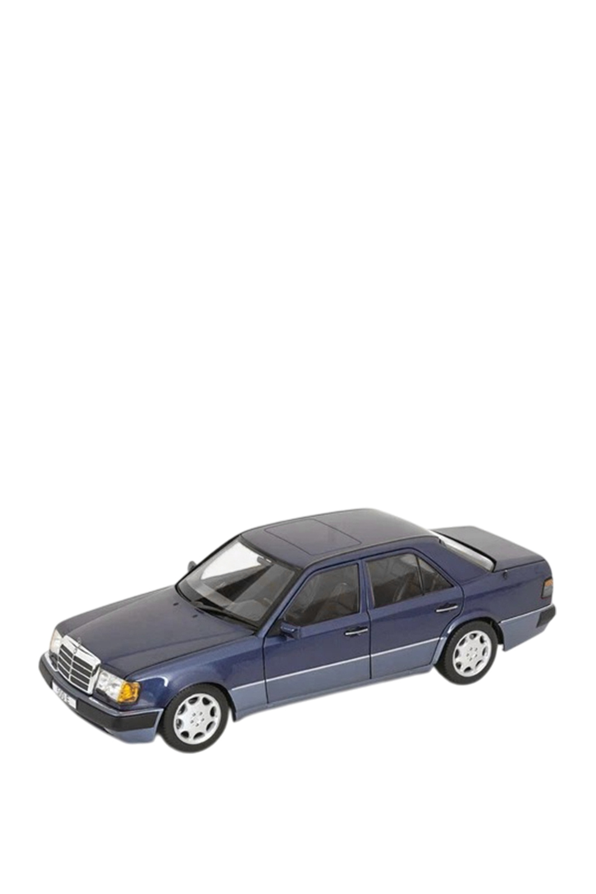 Norev 1990 Mercedes Benz 500E W124 V8 Nautical Blue 1:18 Model Araba ...