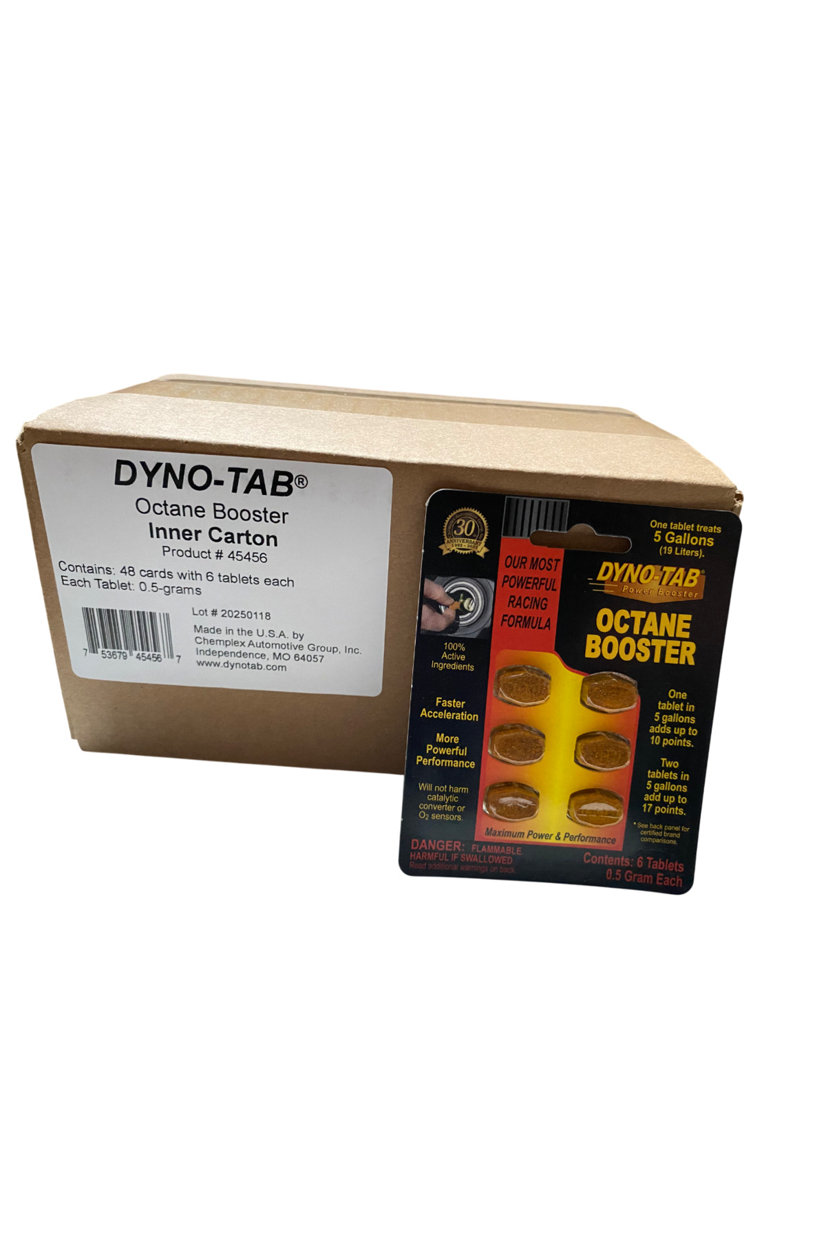 DYNO TAB Oktan Arttırıcı Octane Booster Benzinli araçlar 48 adet ...