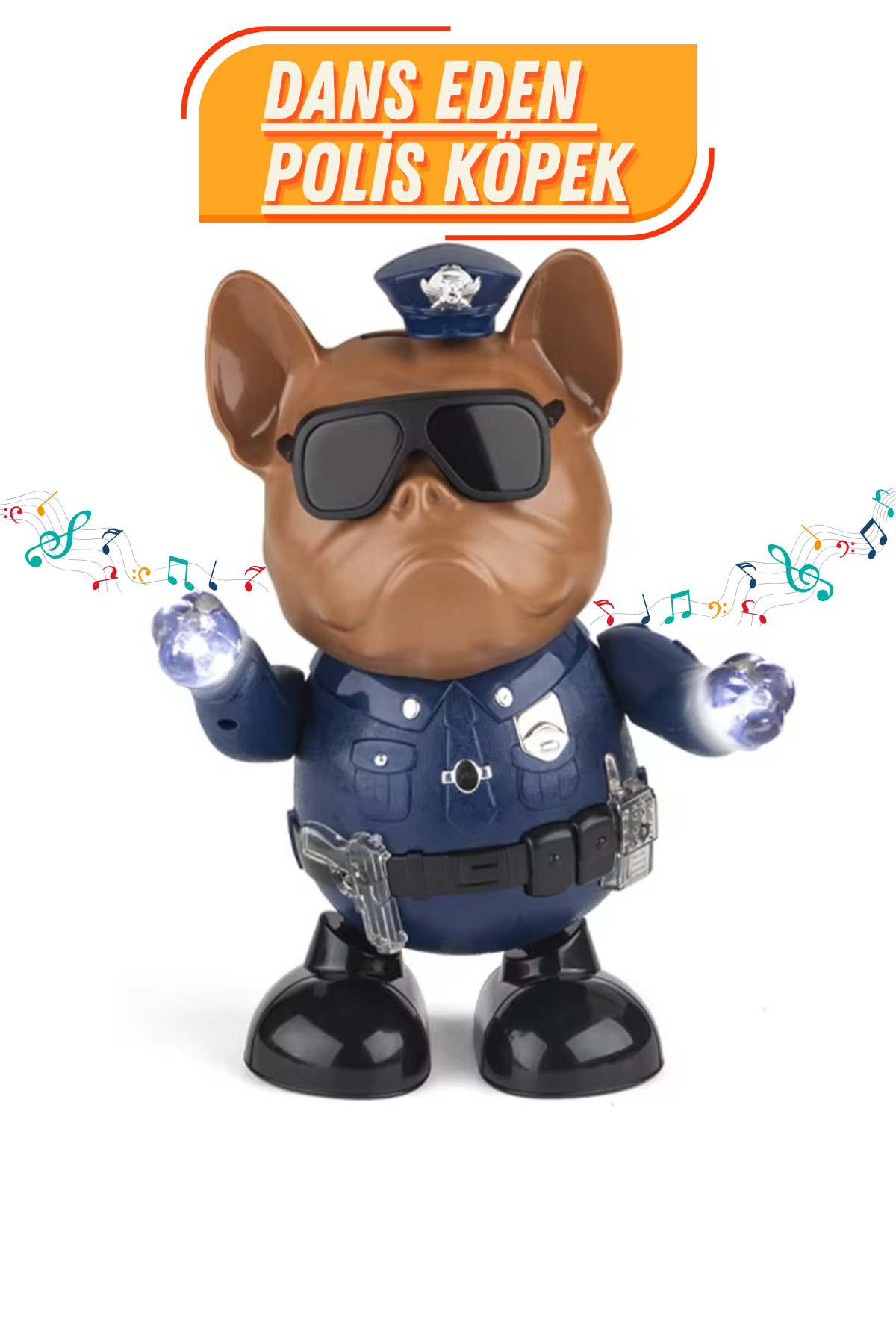 welcomein Dans Eden Polis Köpeği Oyuncak Işıklı Sesli Hareketli Police ...