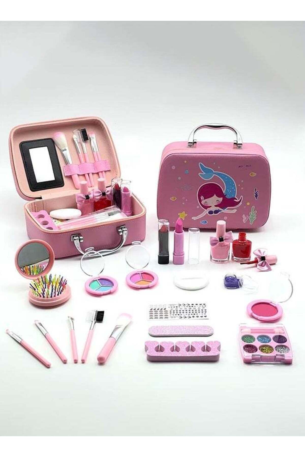 Generic Princess Cosmetics Girl Makeup Kit Pretend Play Handbag Set ...