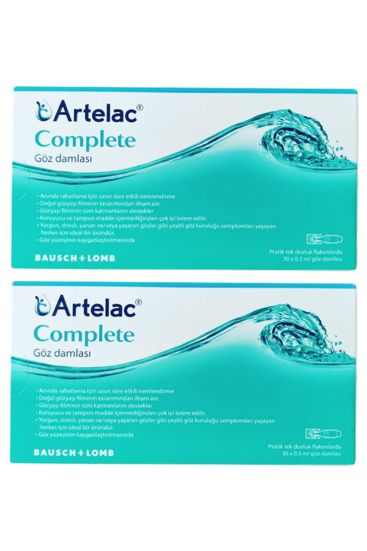 Bausch & Lomb Artelac Complete Damla 30 Flakon 0.5 ml 2 Adet - Fiyatı ...