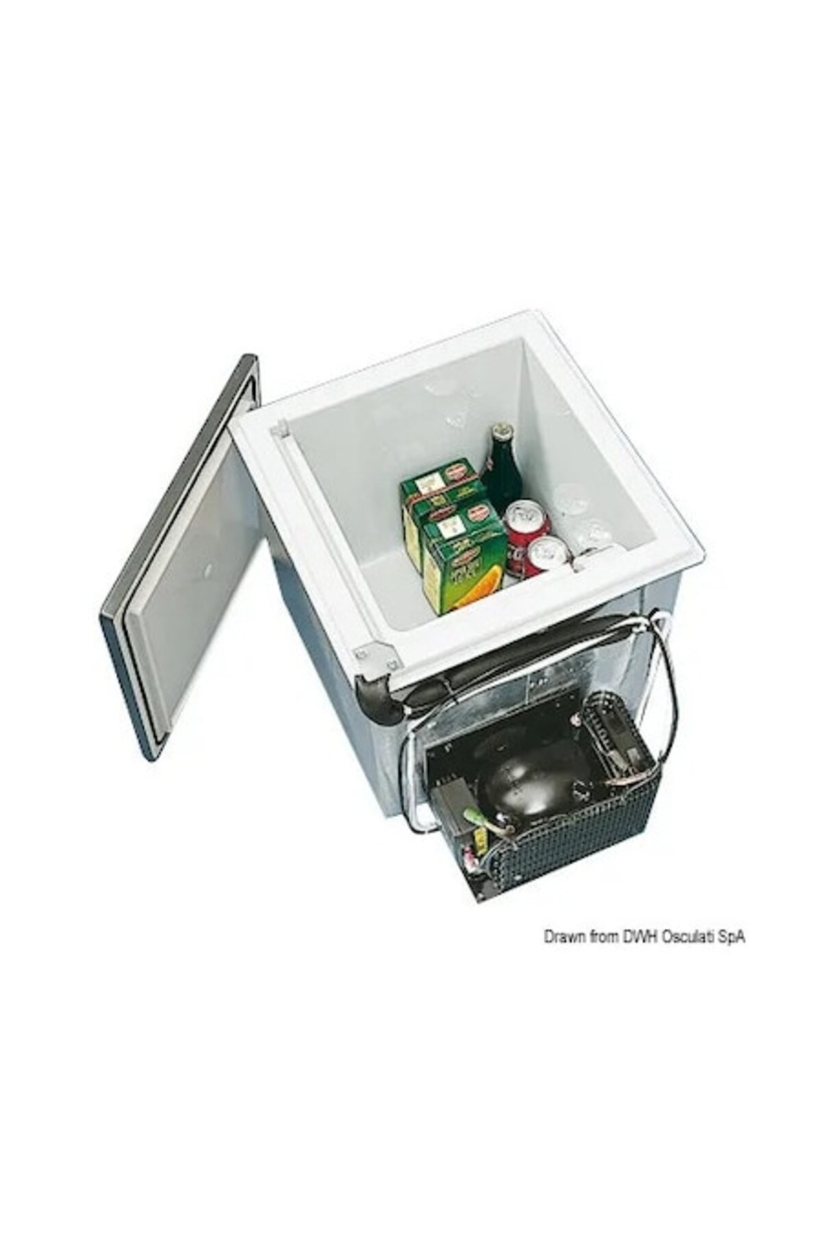 OSCULATI Isotherm BI75 Refrigerator/Freezer, 75 L, Secop 12/24V ...