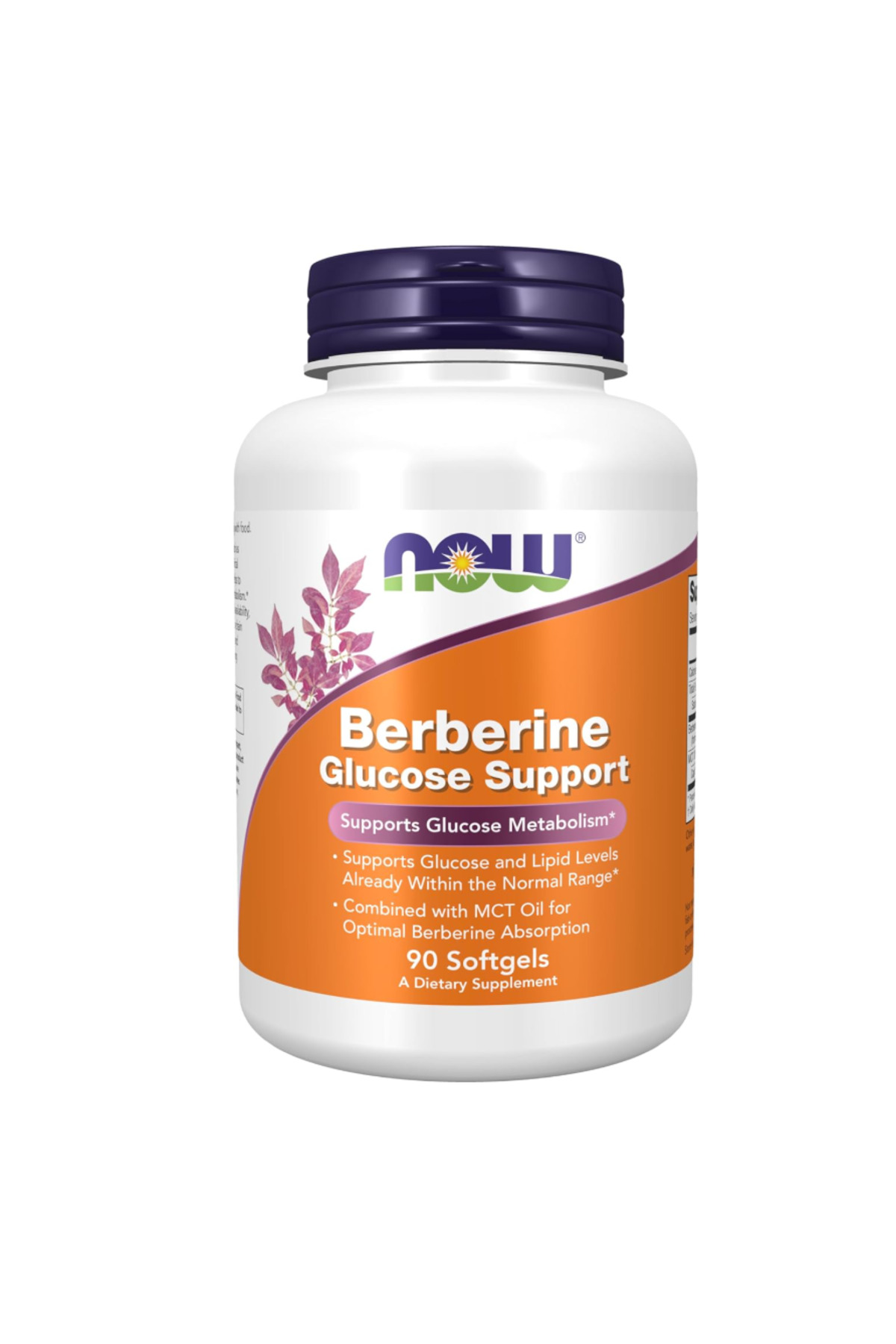 Now Foods Supplements, Berberine Glucose Support, Combined with MCT Oil ...