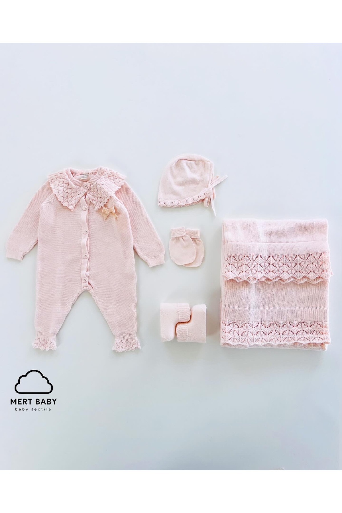 Mert Baby Luna Triko 5'li Organik Hastane Çıkış Seti %100 Pamuk ...