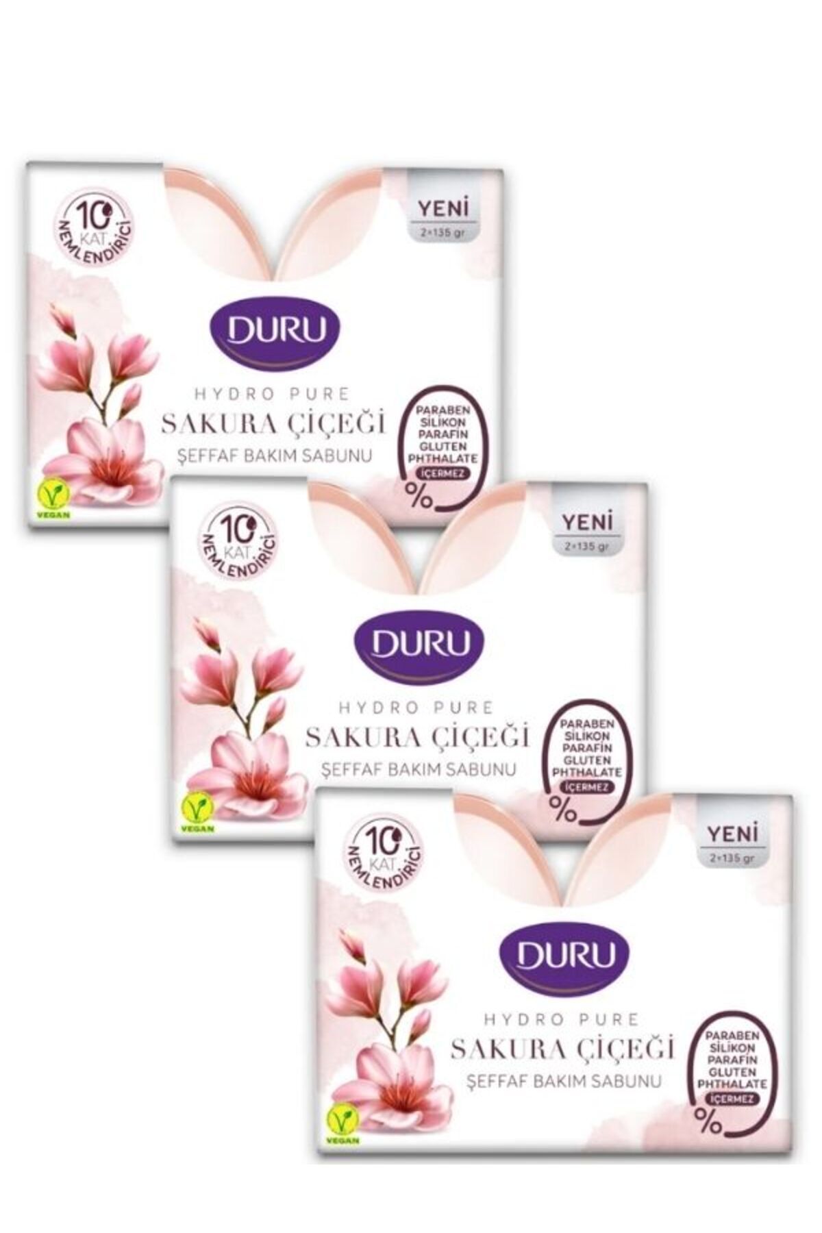 Duru Hydro Pure Sakuraçiçeği 6 Adet Sabun 810Gr - Fiyatı, Yorumları