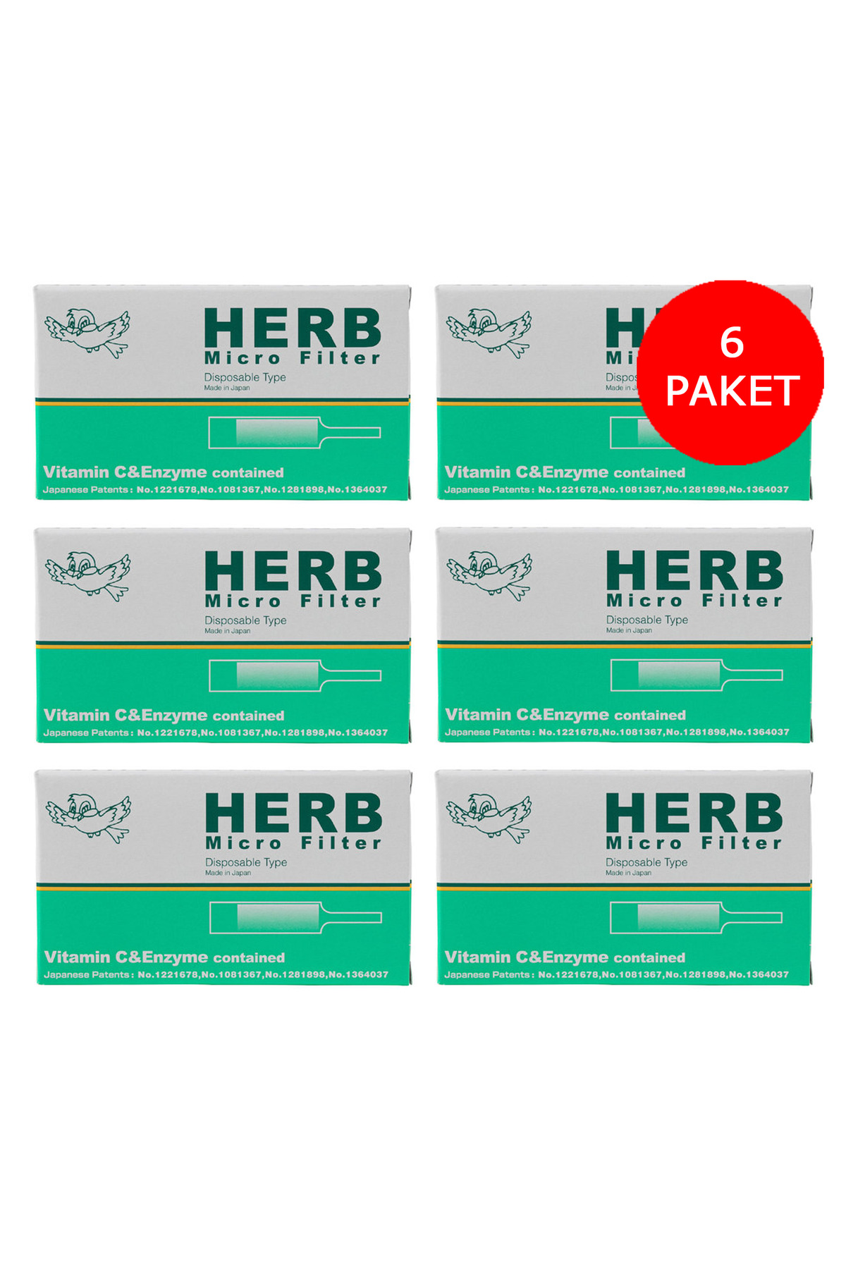 tbek Herb Micro Filter 10'lu 6 Adet Filtre - Fiyatı, Yorumları
