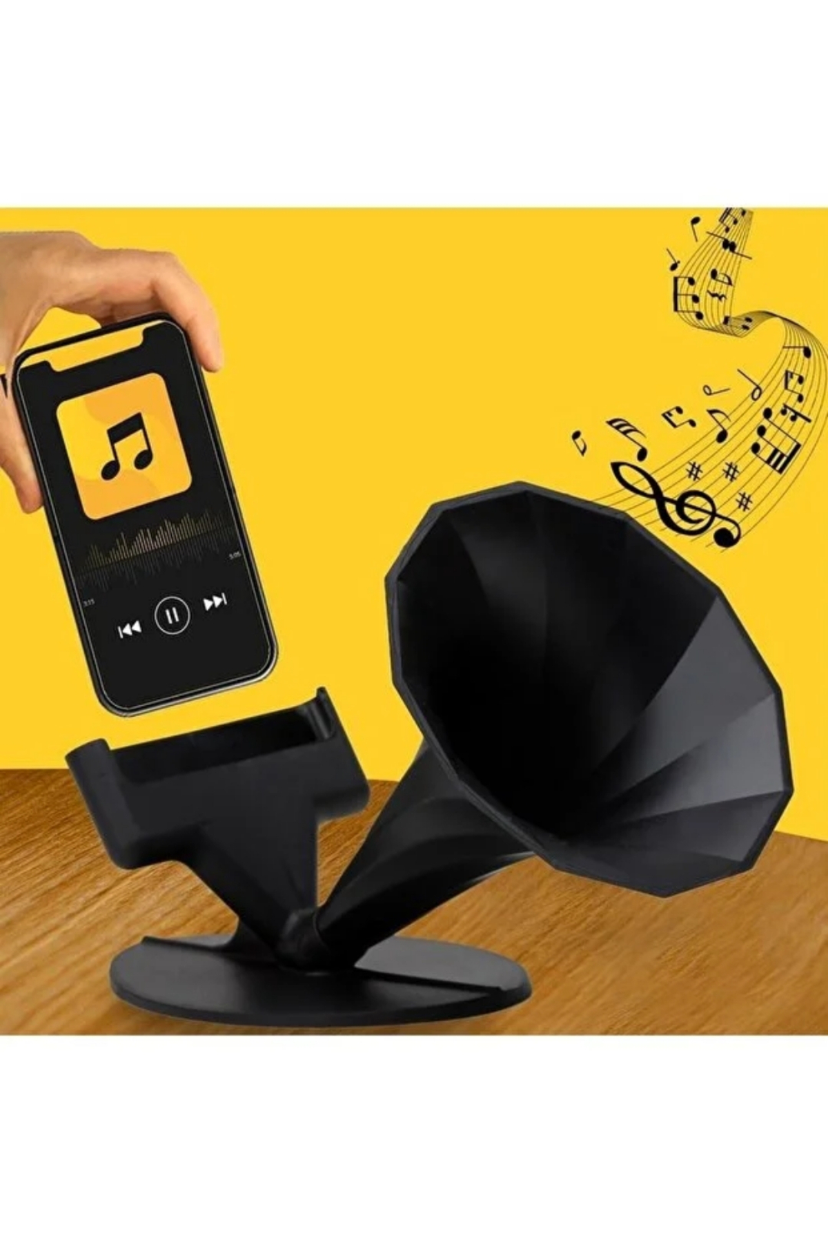 ebuuconcept Telefon Pasif Hoparlör Ses Yükseltici Stand – Vintage ...