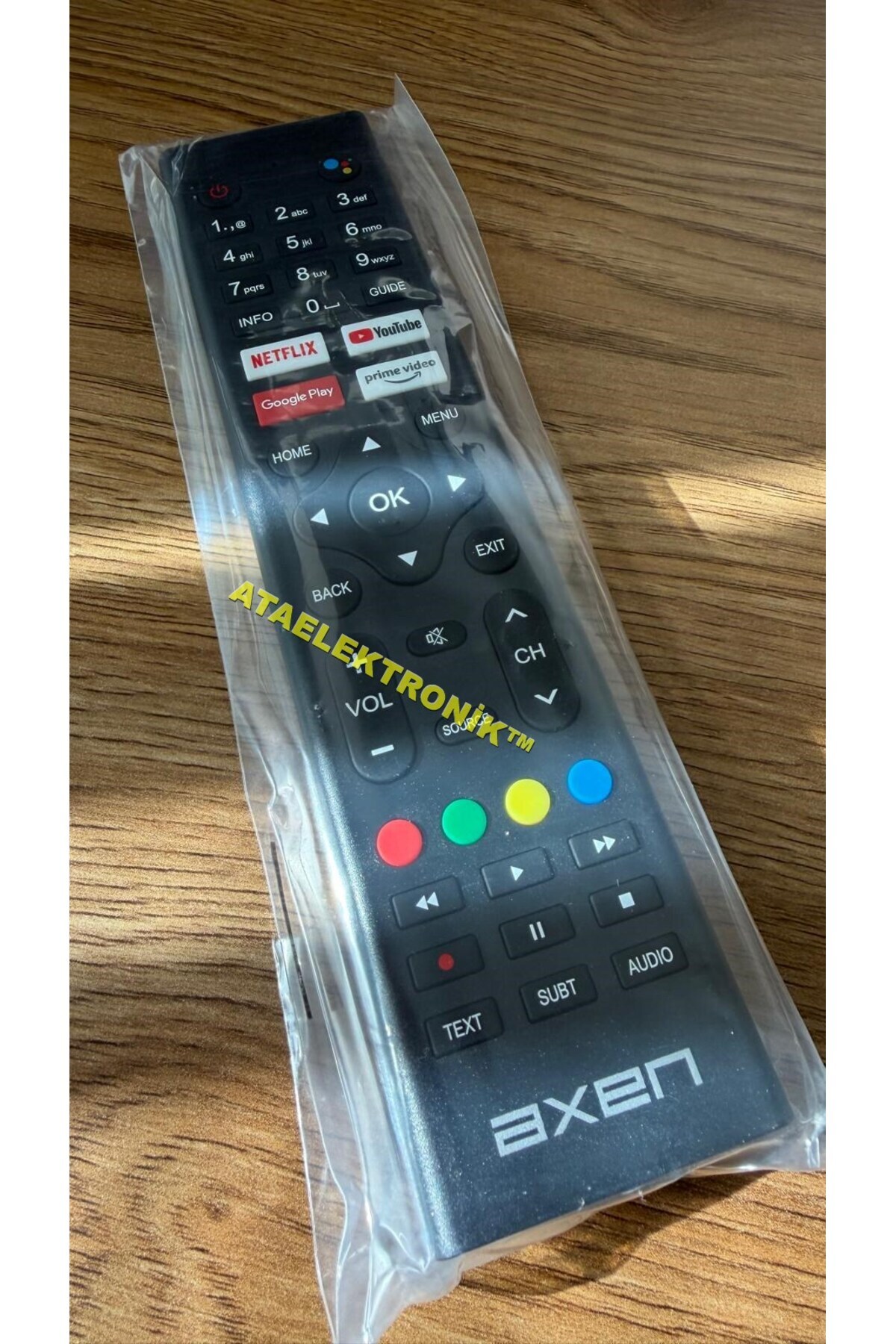 ATAELEKTRONİK ORJINAL ÜRÜN Sunny - AXEN Google Android TV Kumandası ...