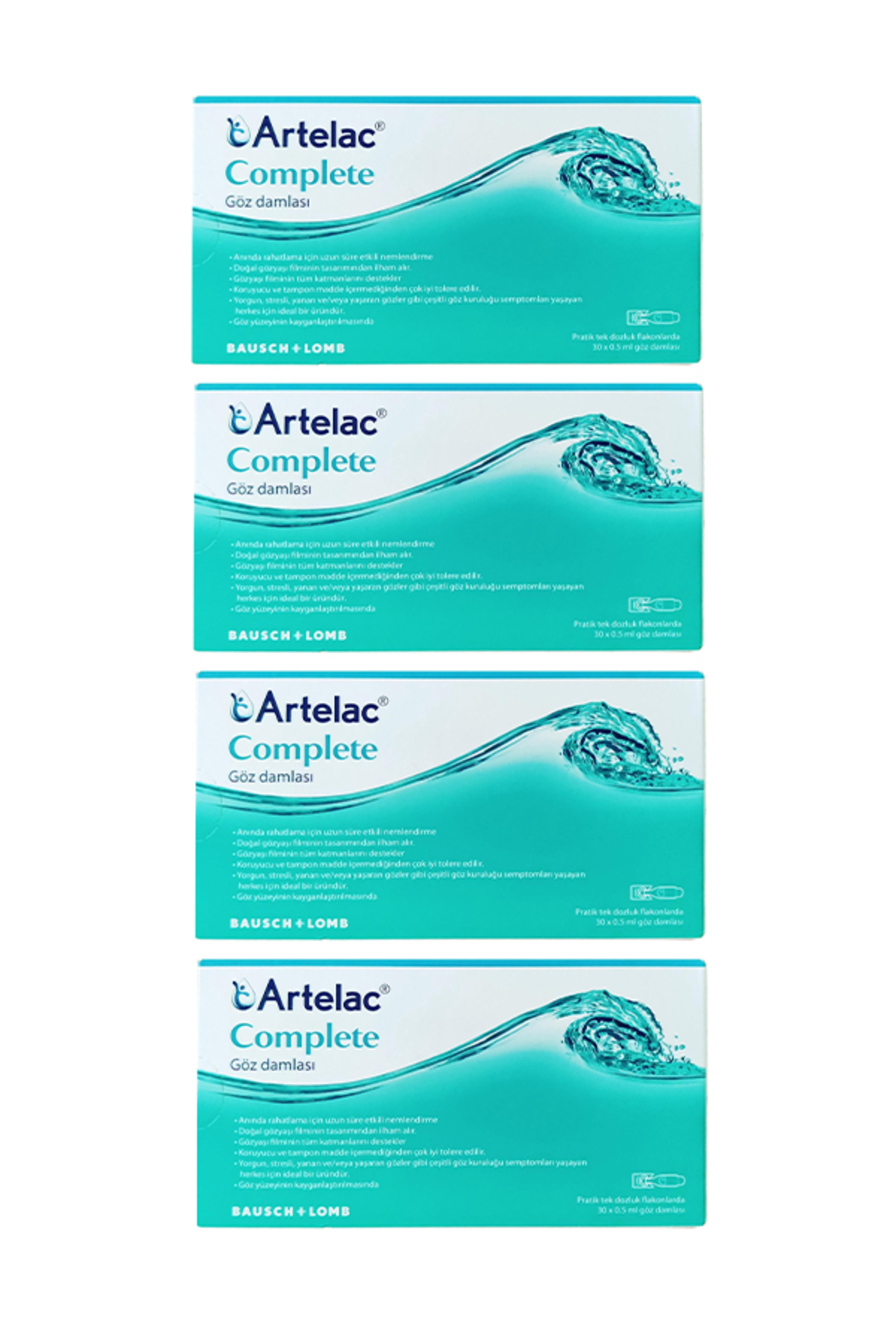 Bausch & Lomb Artelac Complete Damla 30 Flakon 0.5 ml 4 Adet - Fiyatı ...
