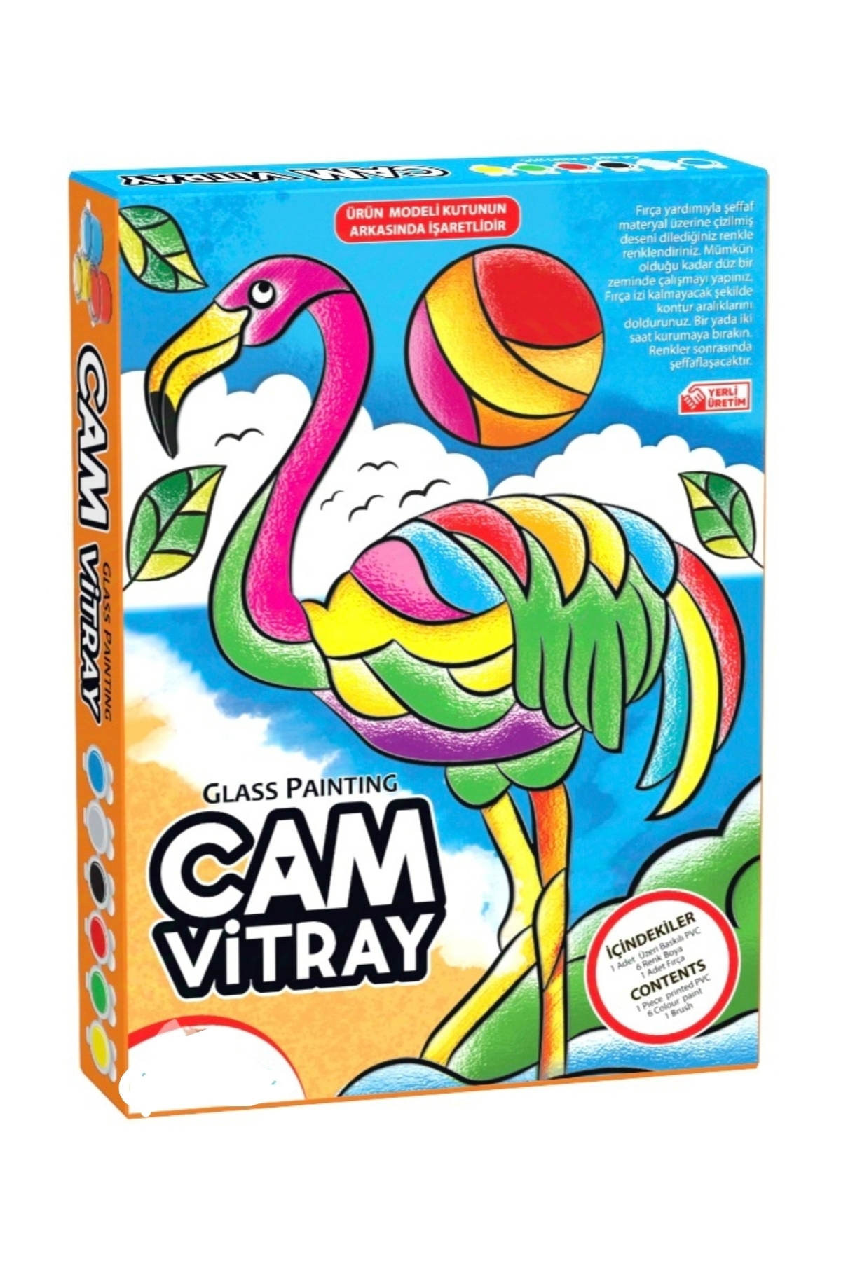 TOYZ PLAY Cam Vitray Boyama Sanatı, Glass Painting, Eğitici Aktivite ...