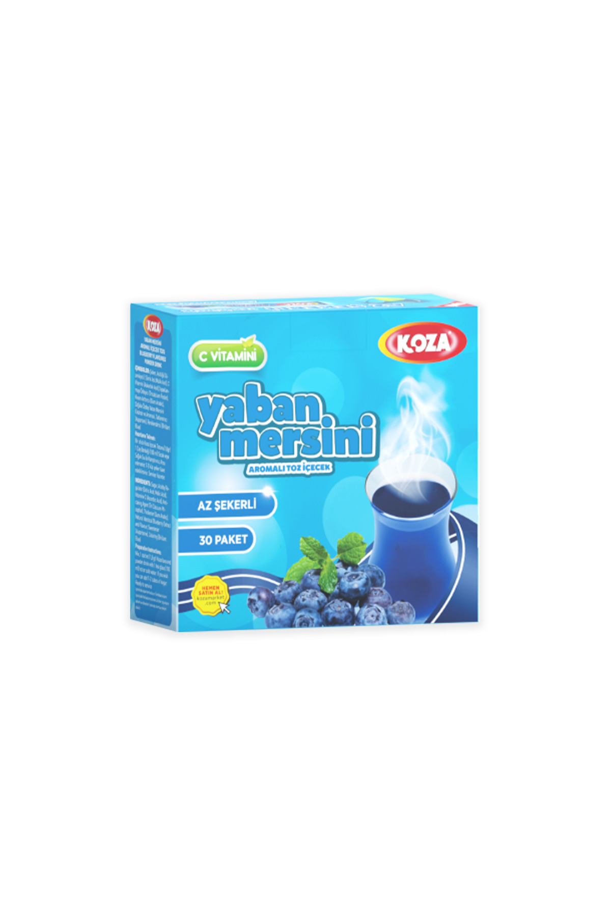 Koza Pratik Lezzet Yaban Mersini Aromalı Az Şekerli Sıcak İçim ...