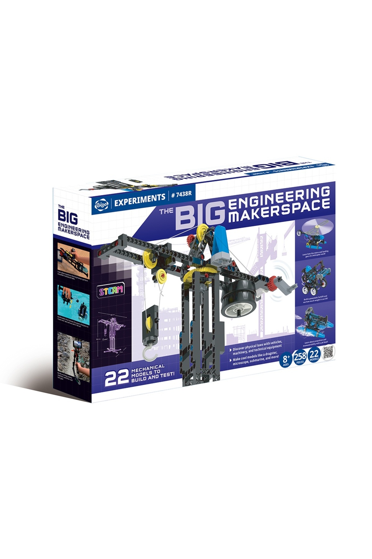 Gigo Toys STEM Kit The big engineering set, Genius Toy, ultra kids ...
