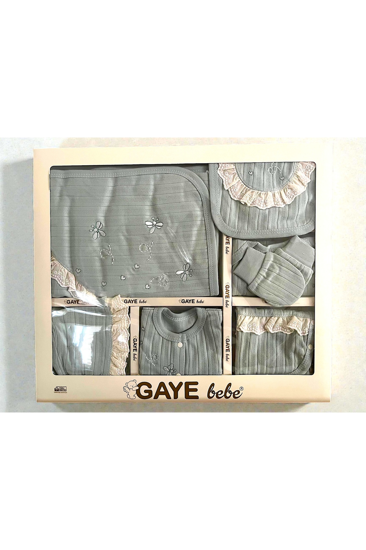 MİLAYS LİFE HOME COLLECTİON KIZ BEBEK 0-3 AY ORGANİK YUSUFCUK İŞLEMELİ ...