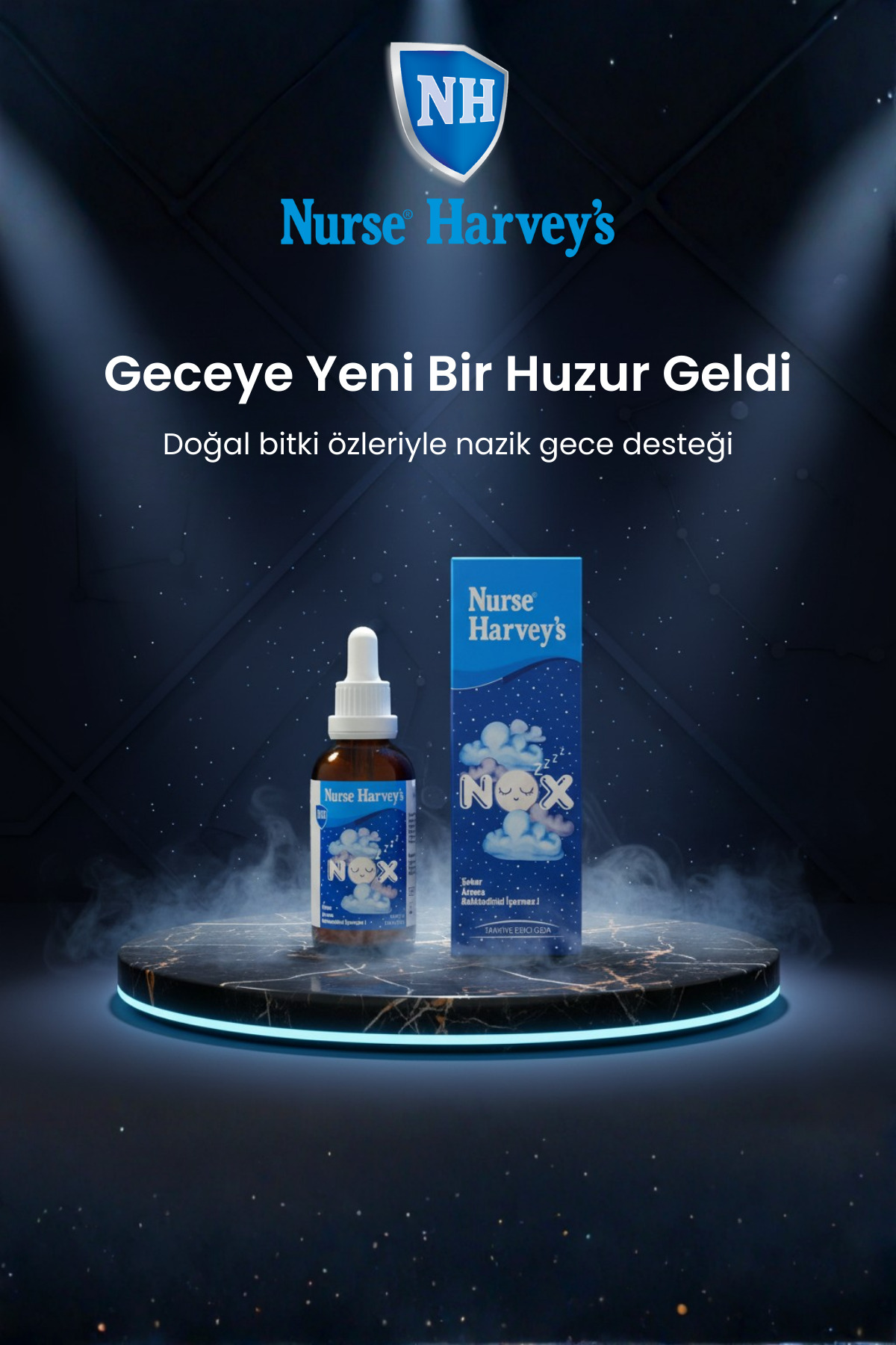 Nurse Harvey's Nox Temiz İçerikli Nazik Gece Desteği 50 ml (Çocuklar ve ...