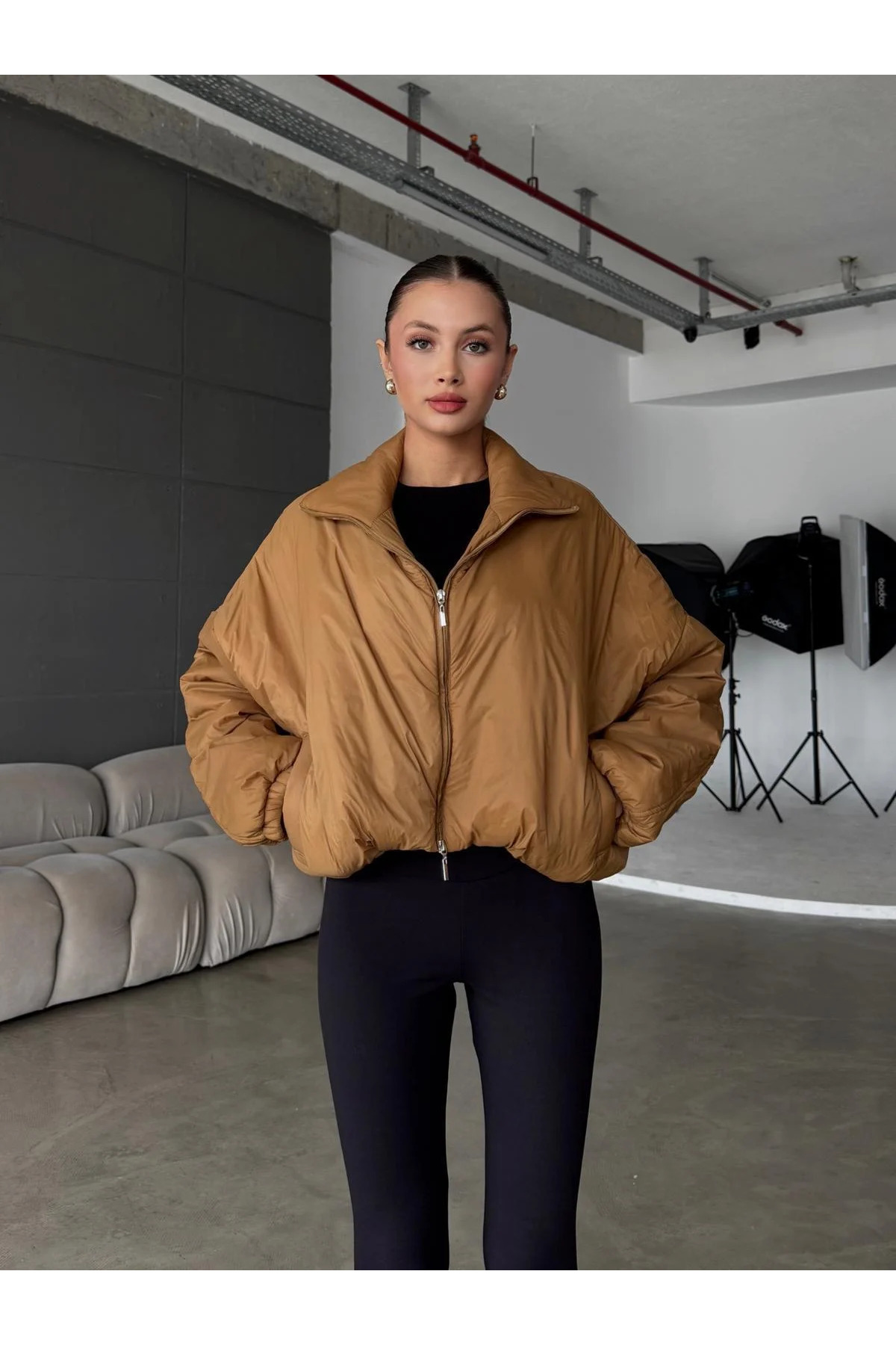 Lady Pixie Oversize Kısa Şişme Mont - Fiyatı, Yorumları