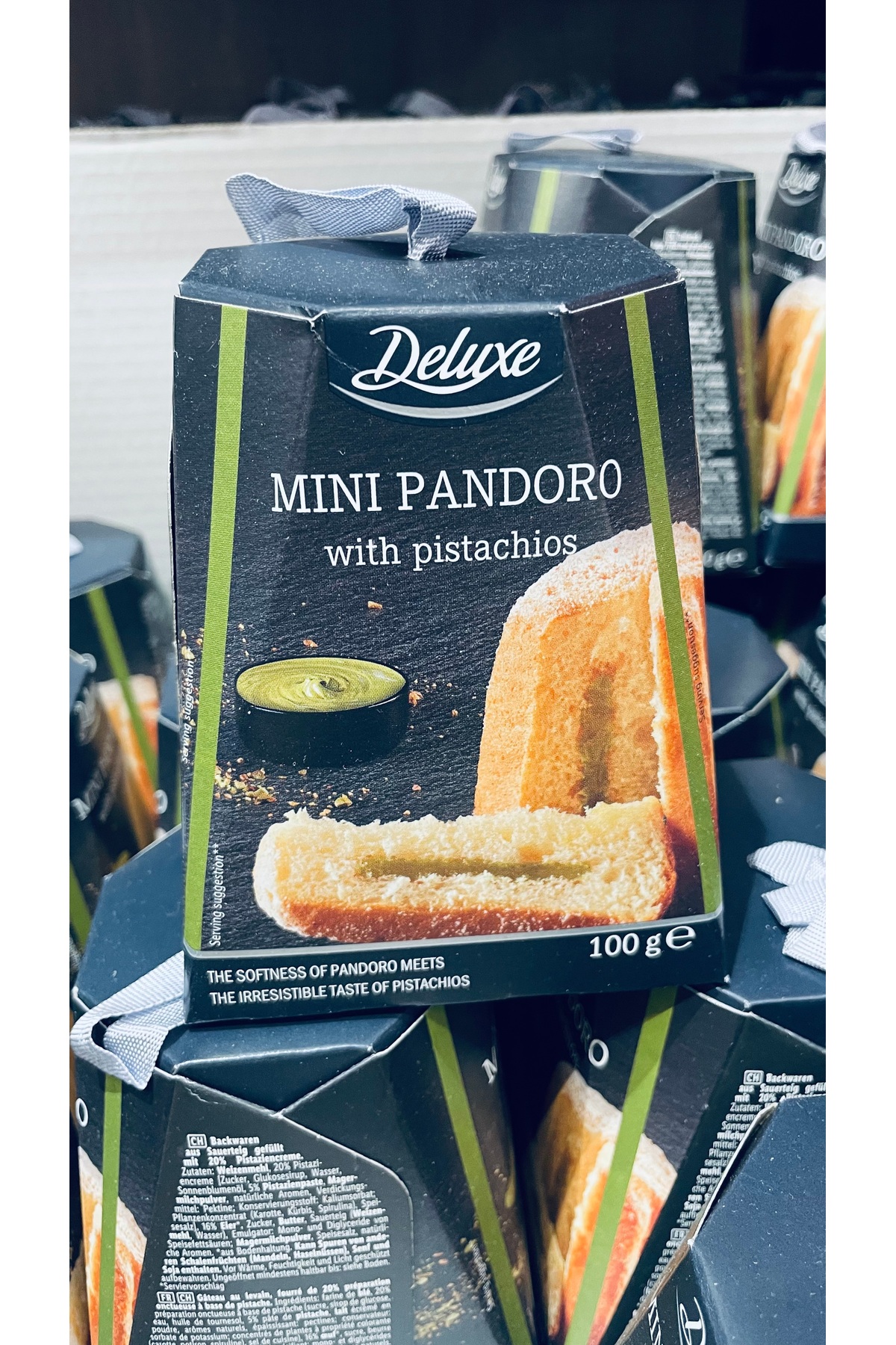 Deluxe Mini Pandoro Panettone İtalyan Yılbaşı Keki Fıstıklı 100gr ...