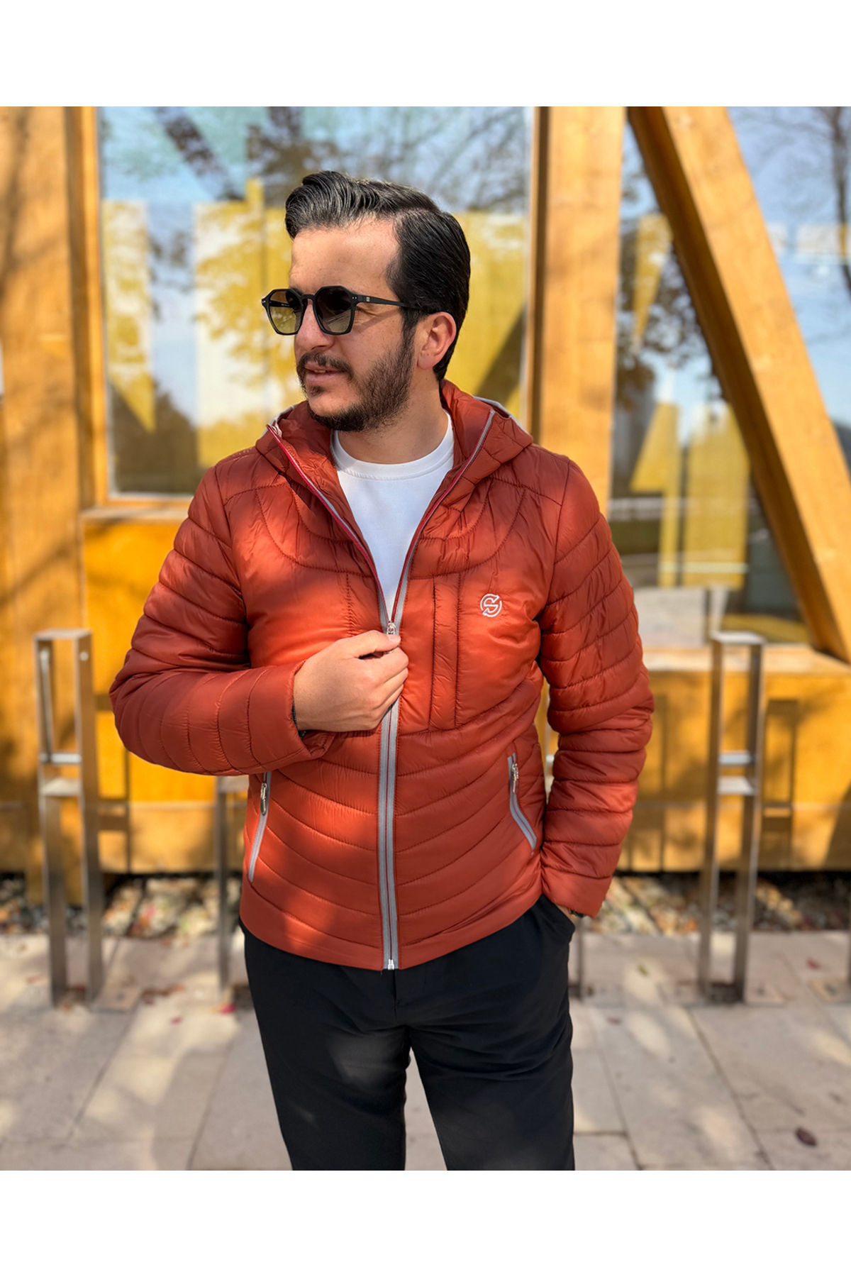 Avni Ceylan RoyalEdge Kapitone Detaylı Slim Fit Dolgu Mont - Fiyatı ...