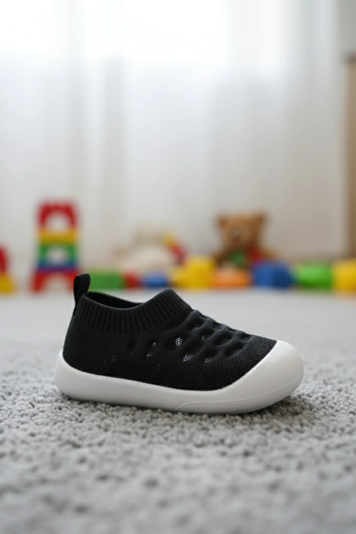 MARSHETTA Baby Ortopedik Yumuşak Kaymaz Tabanlı Nefes Alabilir Örgü ...