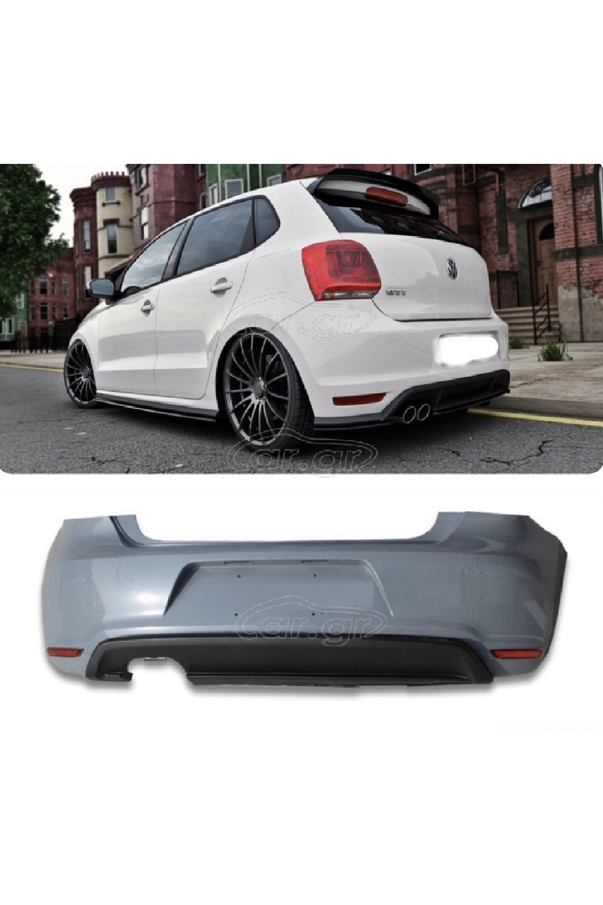 X POWER TUNİNG VOLKSVAGEN POLO 6R 2009-2014 PLASTİK BOYASIZ GTİ ARKA ...