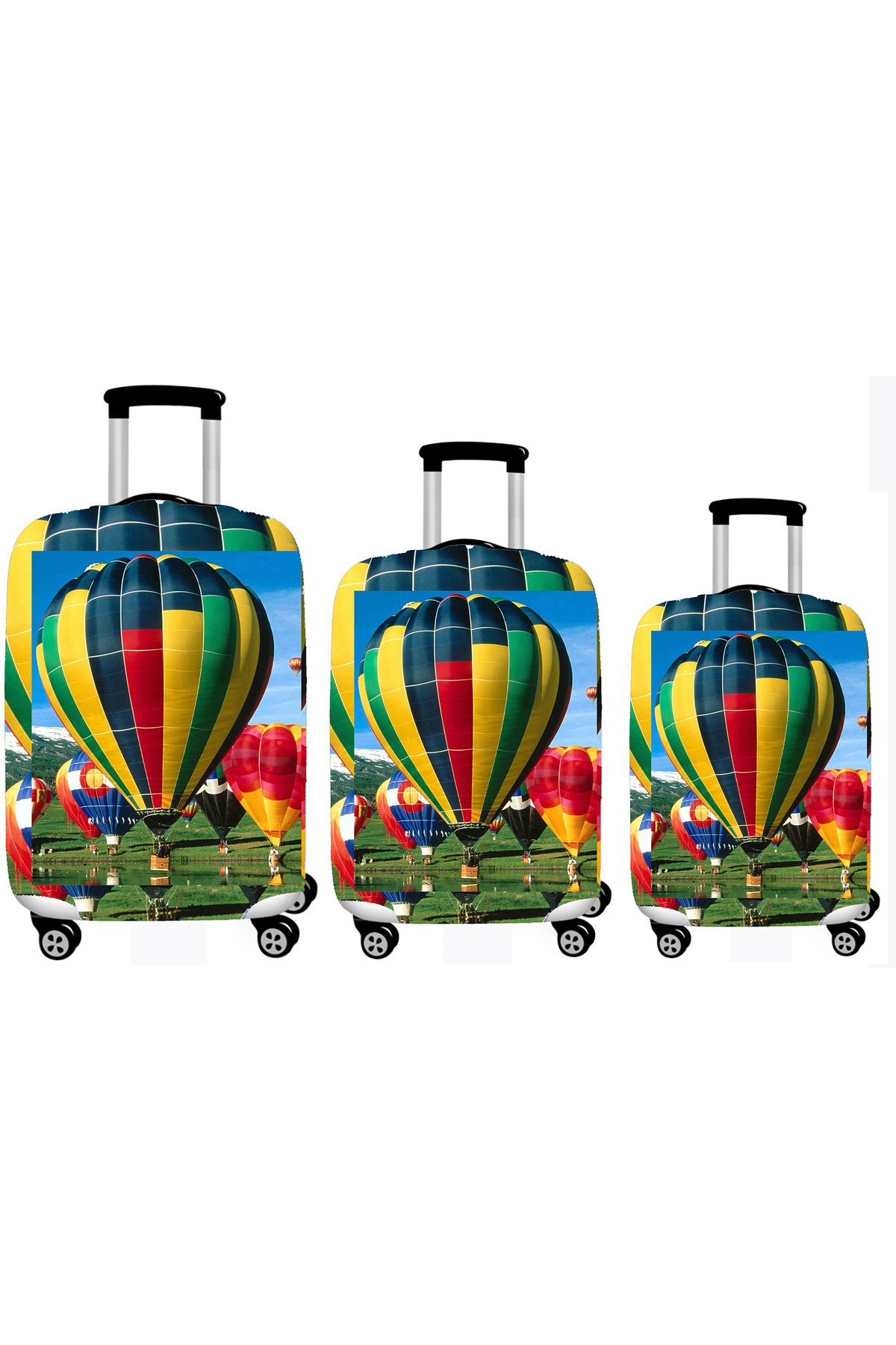 Smart Travel 3lü Set Büyük Orta Kabin Boy Valiz Bavul Koruyucu Kılıfı ...