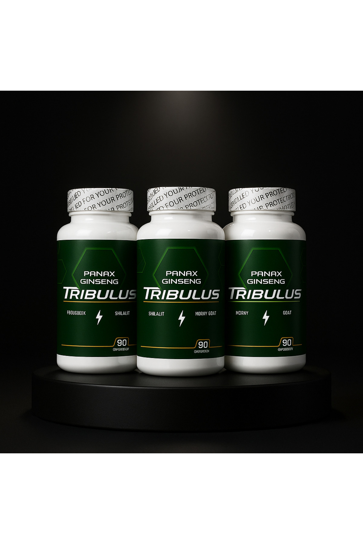 BRKN Panax Ginseng, Tribulus, Shilajit ve Horny Goat Weed Ekstreli 90 x ...