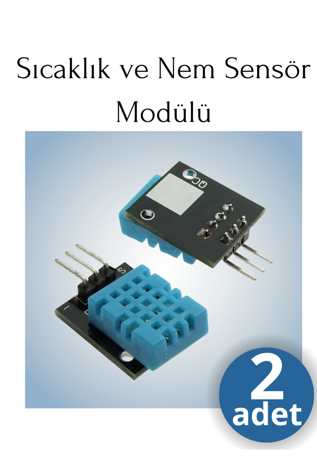 Arduino 2-adet Temperature Humidity Sensor Module – DHT11 Sıcaklık ve ...