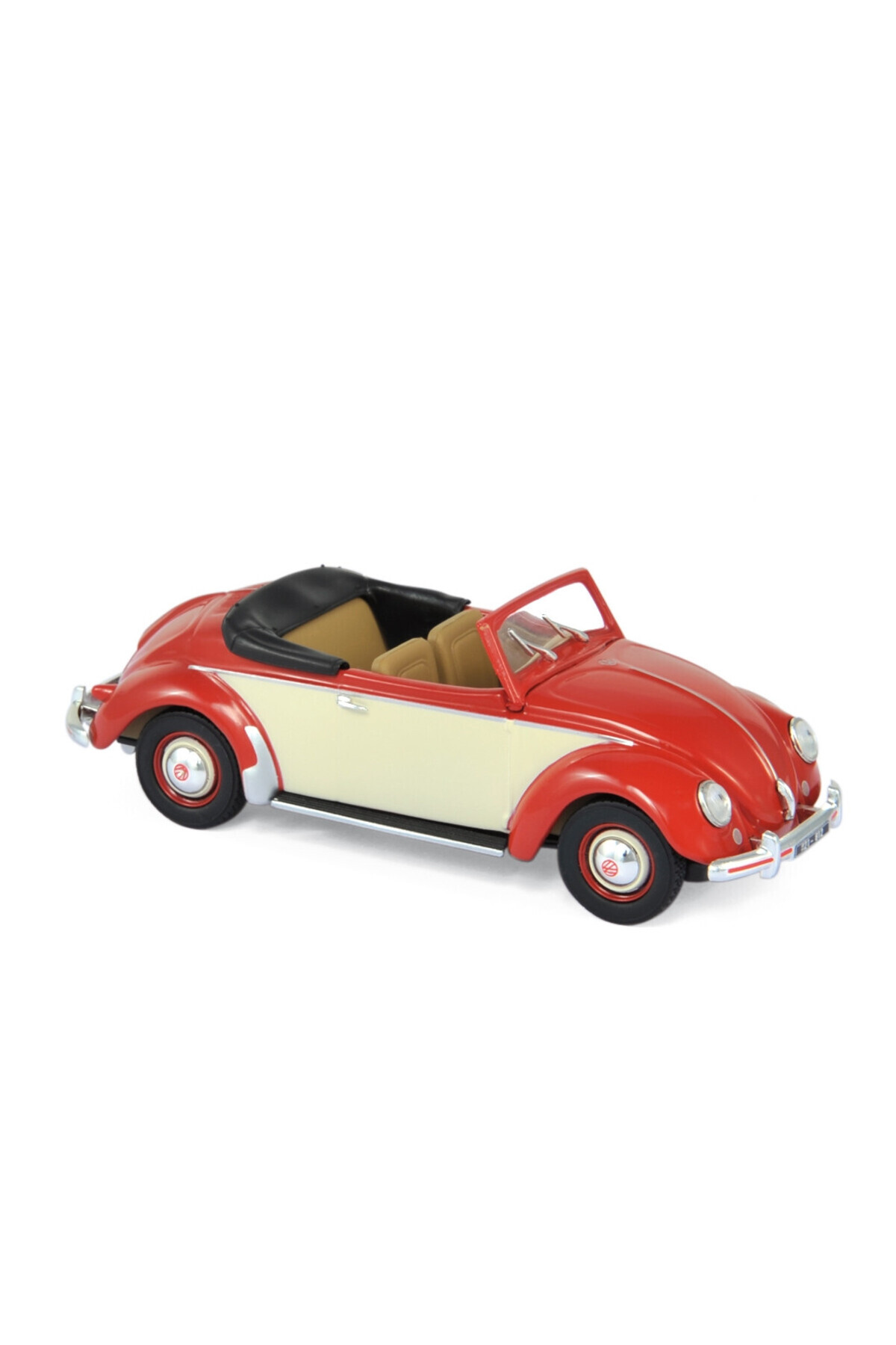 Norev Volkswagen Hebmuller 1949 - Red & Creme 1:43- Trendyol